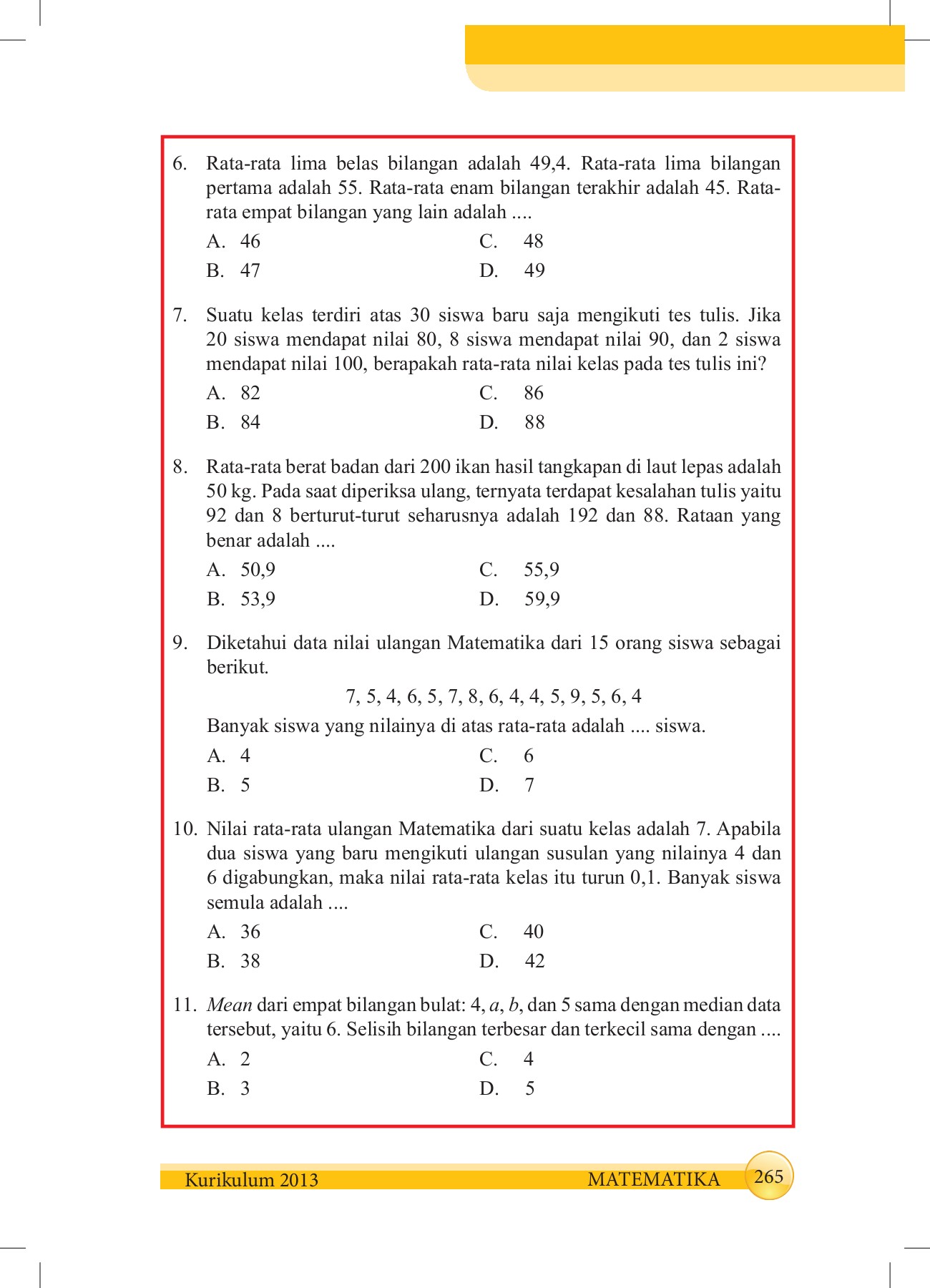 Kelas VIII Matematika Buku Siswa Semester 2 - spensasolbar - Page 273 ...