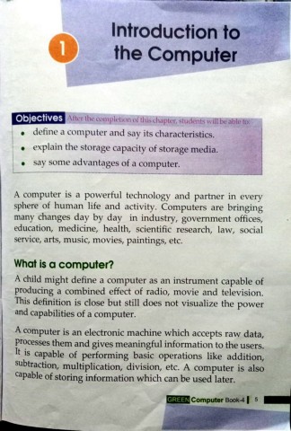 Computer Book 4 Chapter 1