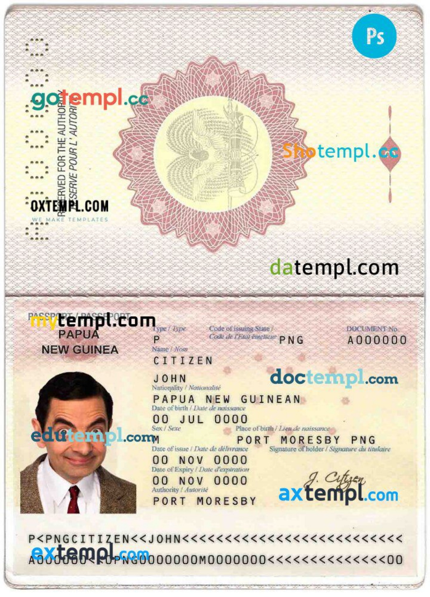Papua New Guinea passport - Mytempl Store - Page 1 | Flip PDF Online ...