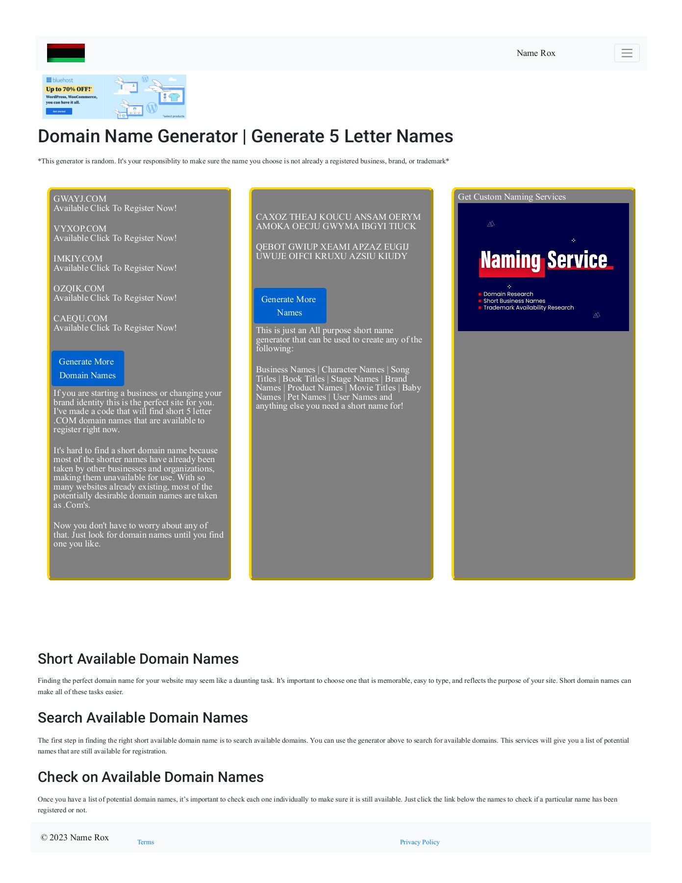 All Purpose Name Generator - nameroxus - Page 1 - 2 | Flip PDF Online ...