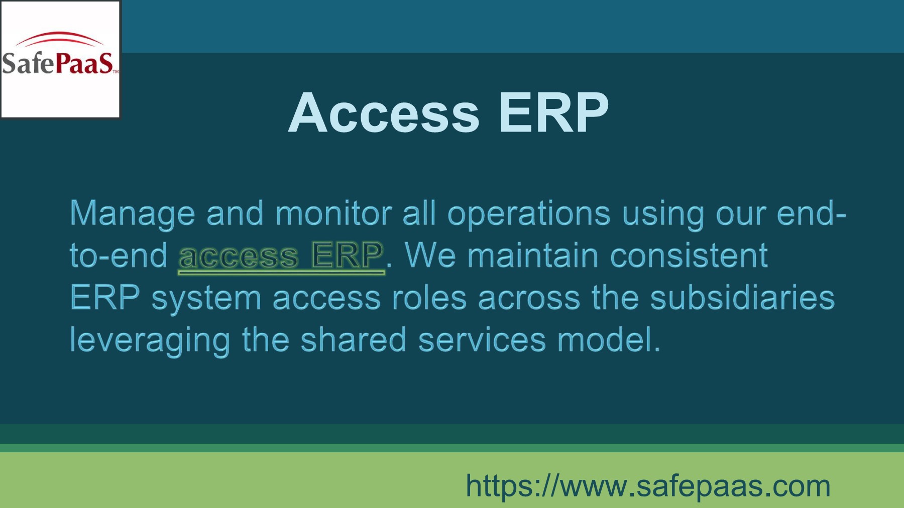 Access ERP - Safe PaaS - Page 1 - 5 | Flip PDF Online | PubHTML5