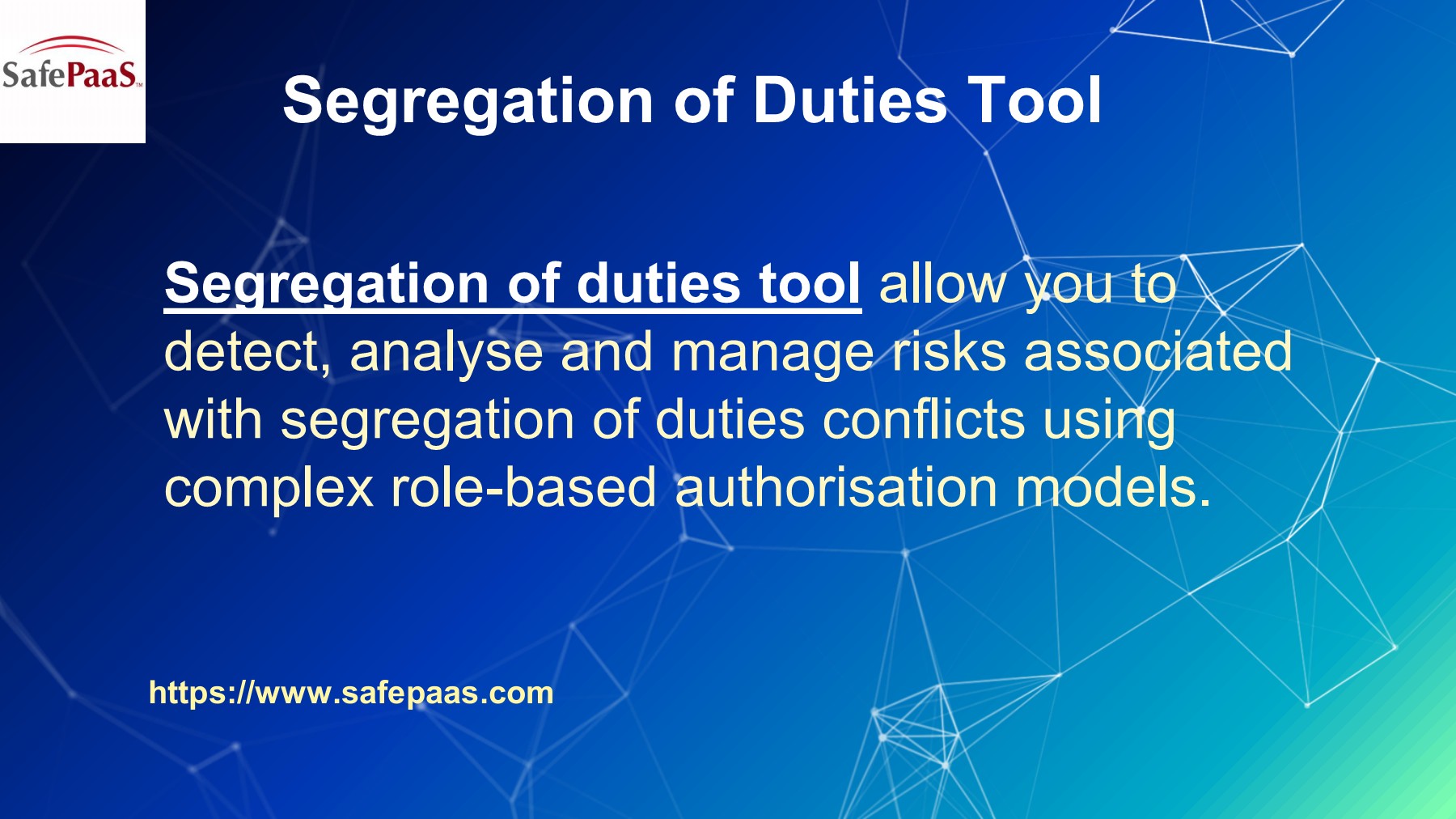 Segregation of Duties Tool - Safe PaaS - Page 1 - 5 | Flip PDF Online ...