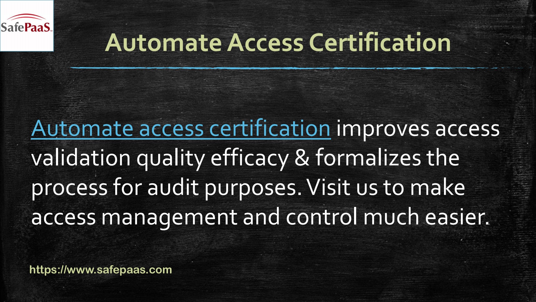 Automate Access Certification - Safe PaaS - Page 1 | Flip PDF Online ...