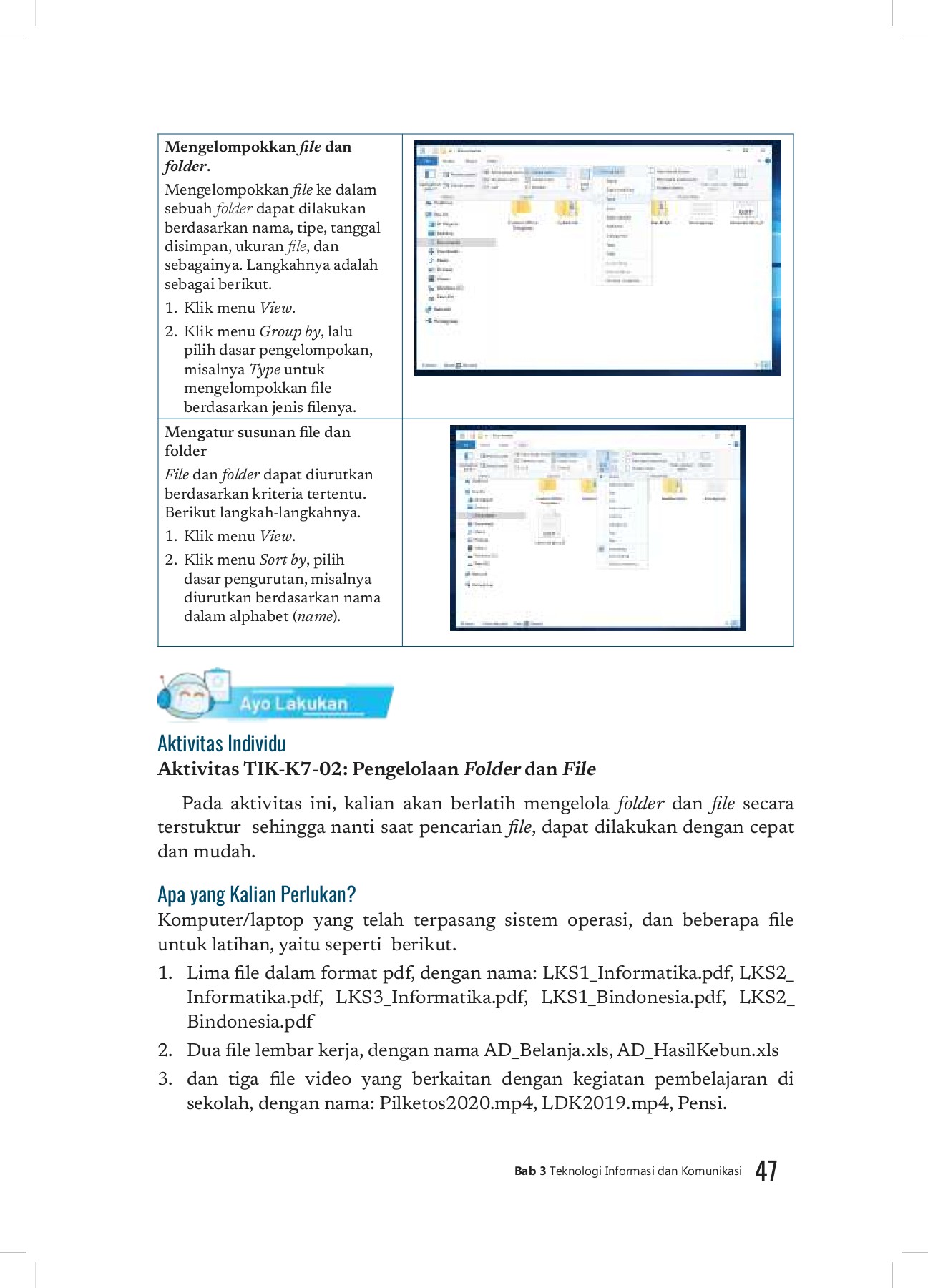 Informatika Bab 3 - Fase D - Kang Efi - Kaca 11 | PDF Online | PubHTML5