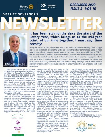 DG Newsletter - DECEMBER 2022 - Issue 5 - VOL. 10