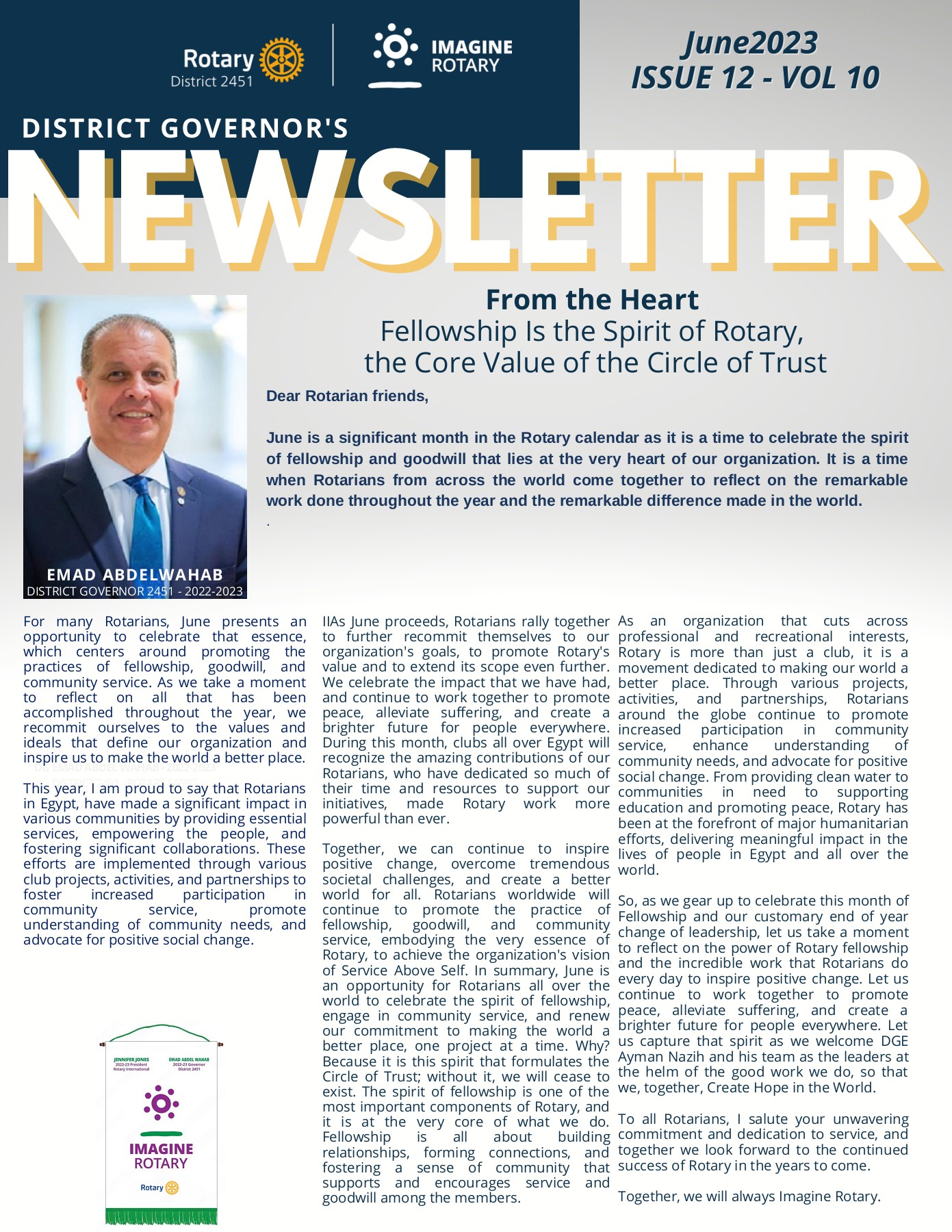 DG NEWSLETTER JUNE 2023 - Issue 12 - VOL. 10 - district2451lib - Page 1 ...