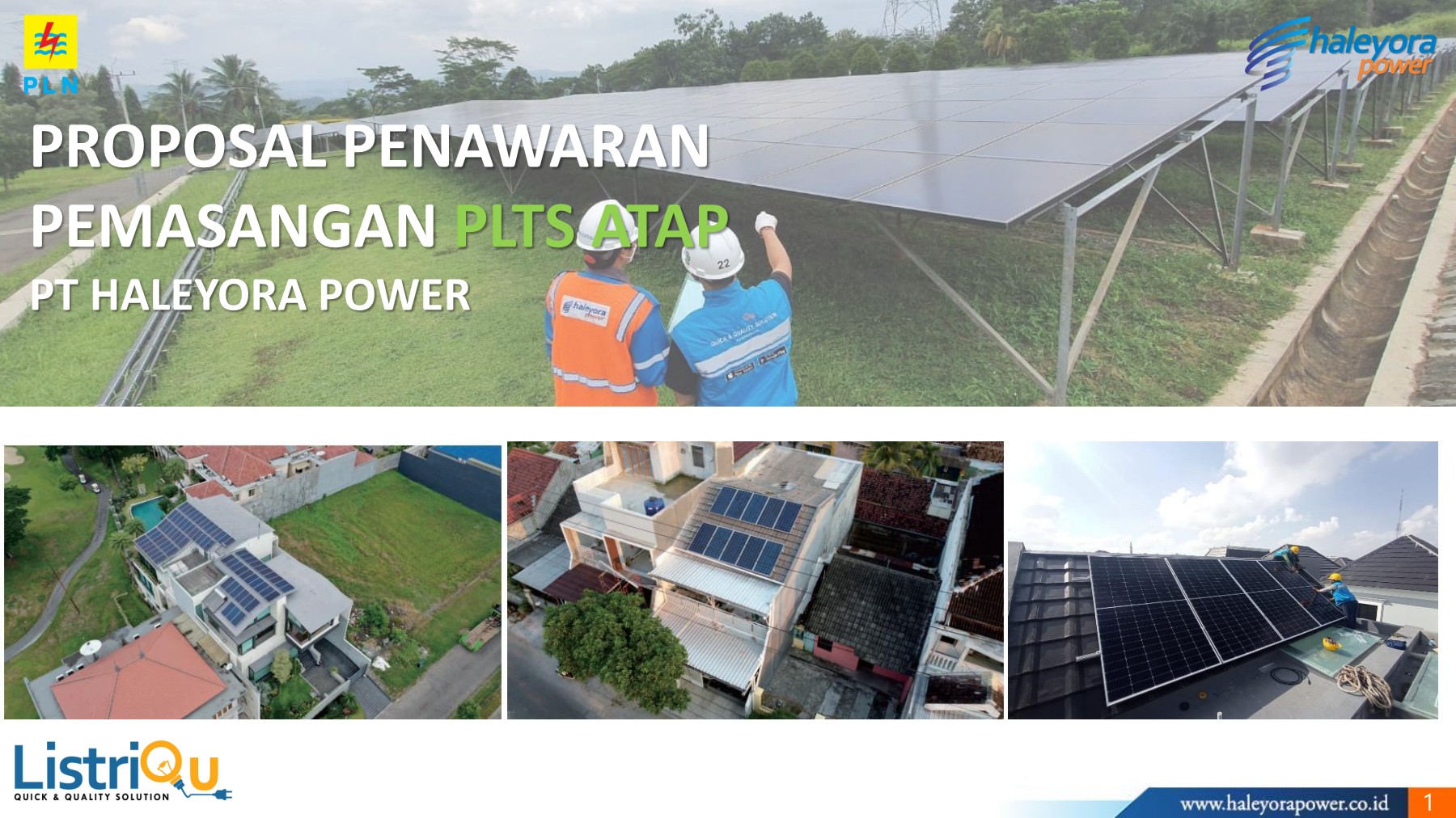 Penawaran PLTS ATAP HP - agung fajar santosa - Kaca 1 - 13 | PDF Online | PubHTML5