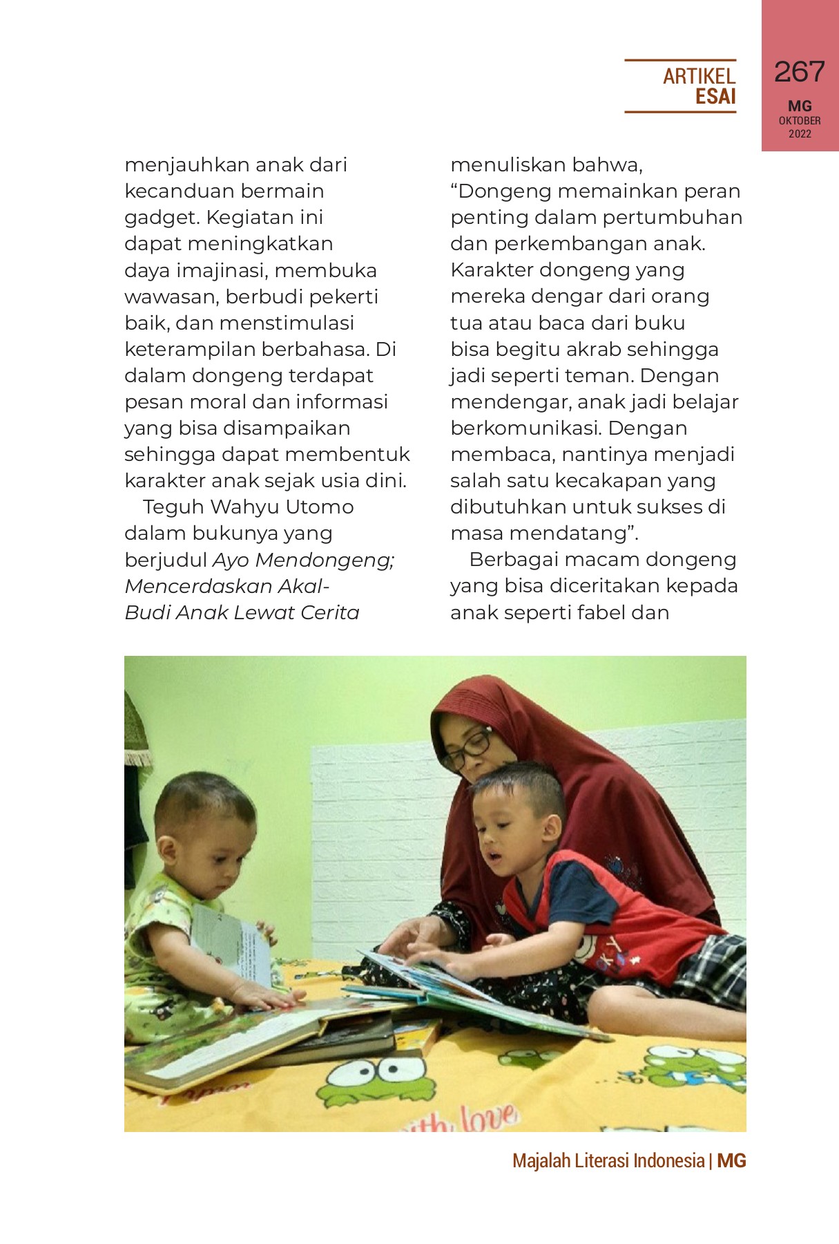 MAJALAH LITERASI IX - OKTOBER 2022 - perpus neswa - Page 269 | Flip PDF Online | PubHTML5