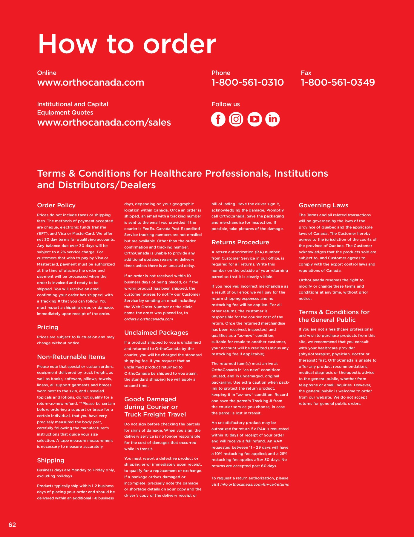 OrthoCanada COVID-19 Catalog EN Single Pages - Tim Hansen - Page 62 ...