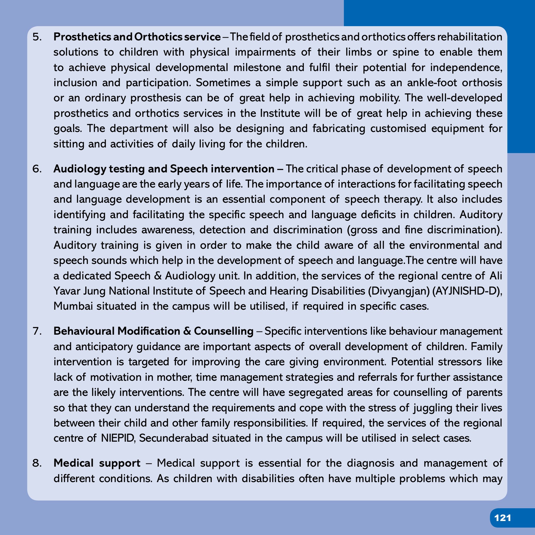 Handbook on Early Intervention Centres for Children with Disabilities ...