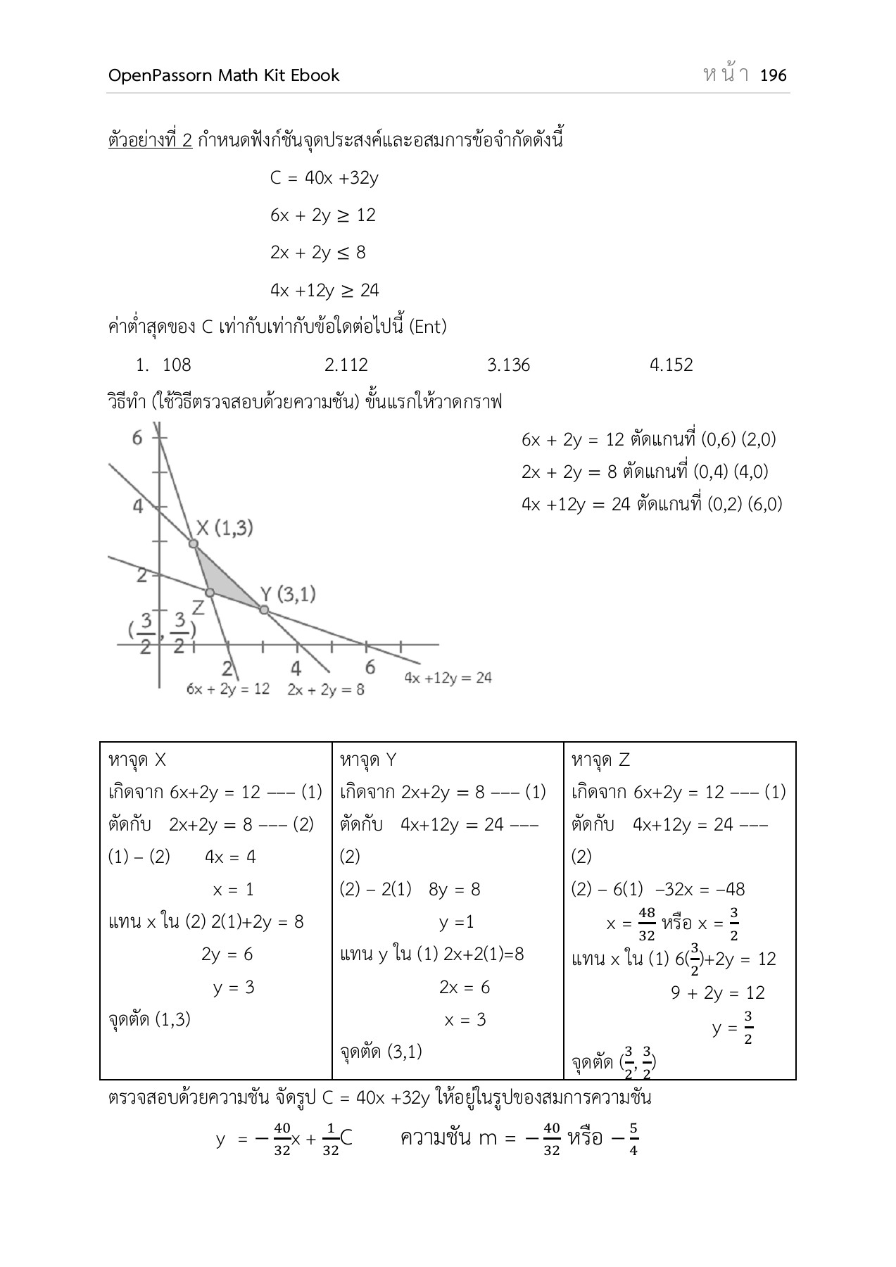 สรุปแก่นคณิตศาสตร์ม.ปลาย Math Kit Ebook - Thalanglibrary - Page 196 | Flip PDF Online | PubHTML5