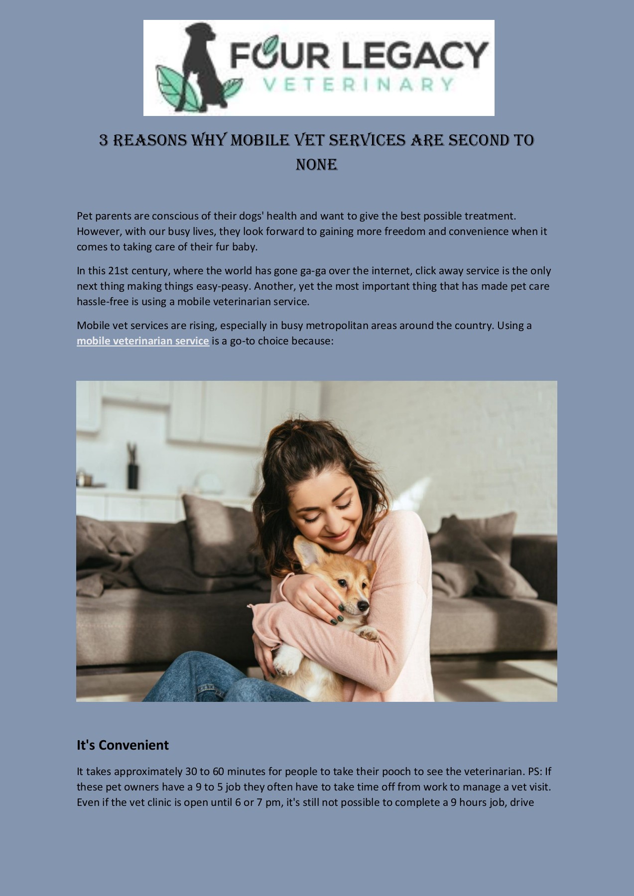 Legacy Animal Hospital in Florida - Four legacy Veterinary - Page 1 - 2 | Flip PDF Online | PubHTML5