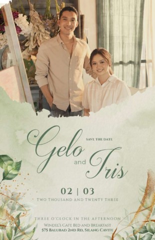 Gelo & Iris Wedding Invitation