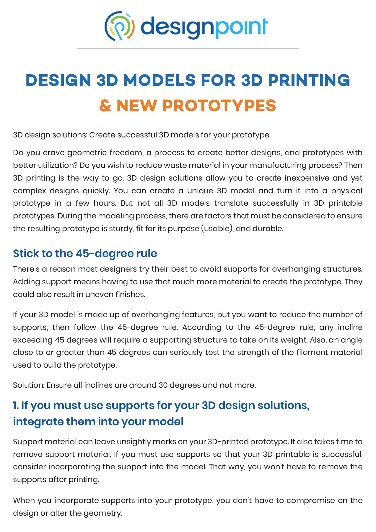 DESIGN 3D MODELS FOR 3D PRINTING & NEW PROTOTYPES - design point - Page ...