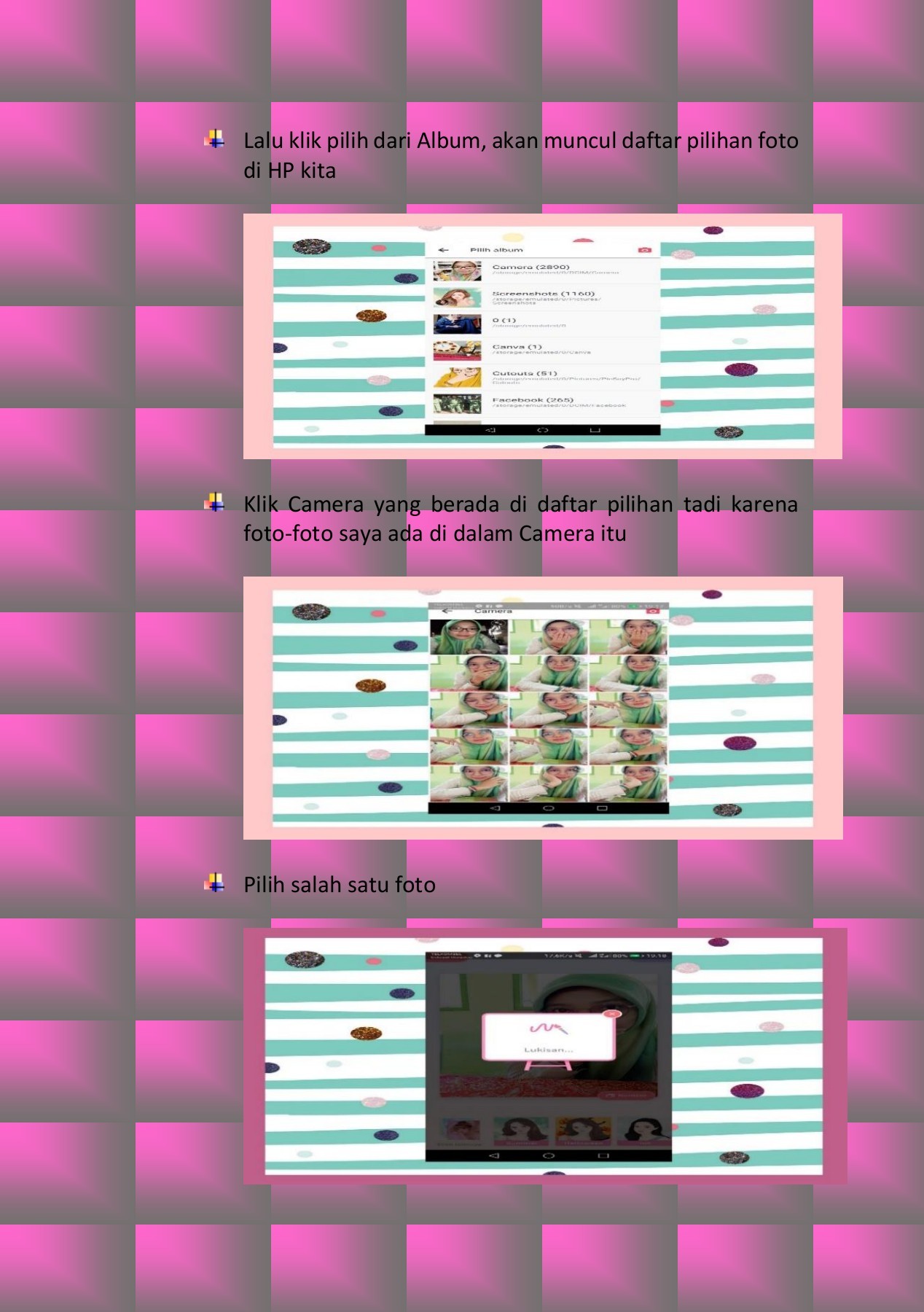 TUTORIAL MEMBUAT STICKER UNIK DAN CANTIK DENGAN PICS ME - riea.bll10 ...