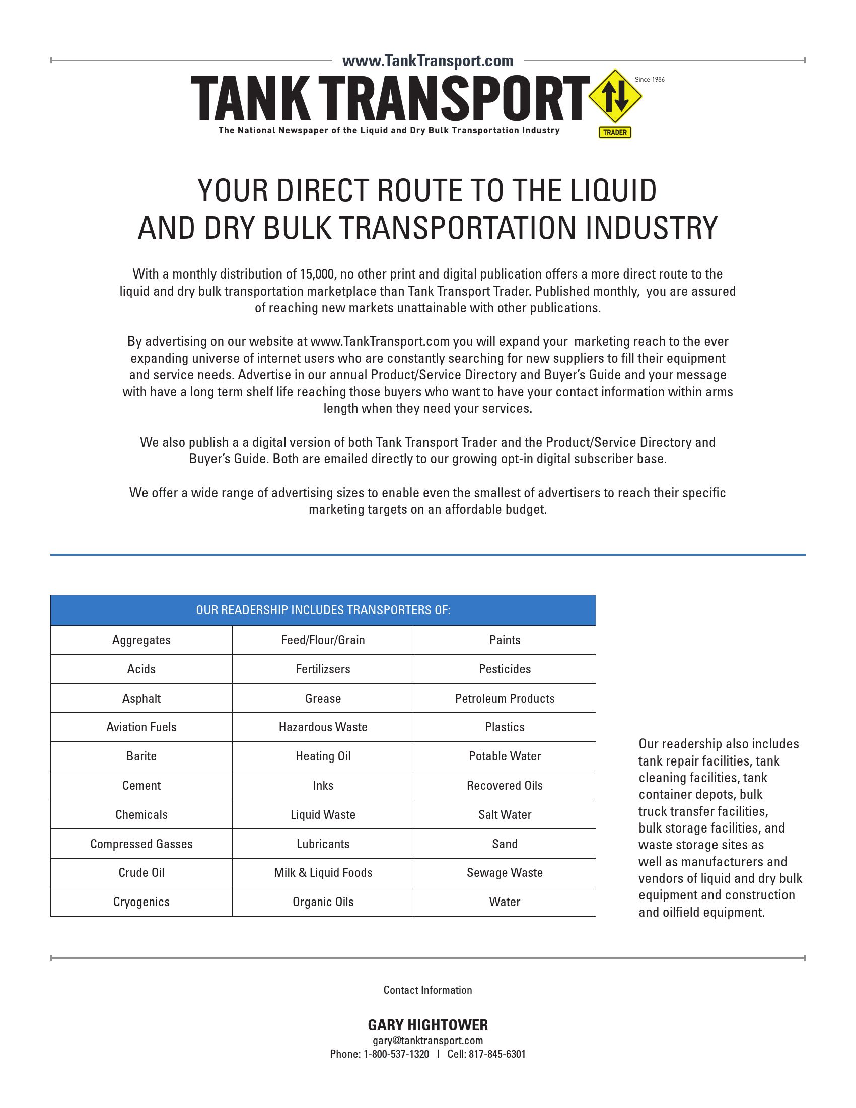 2021 Tank Transport Trader Complete Media Card - gary - Page 2 | Flip ...