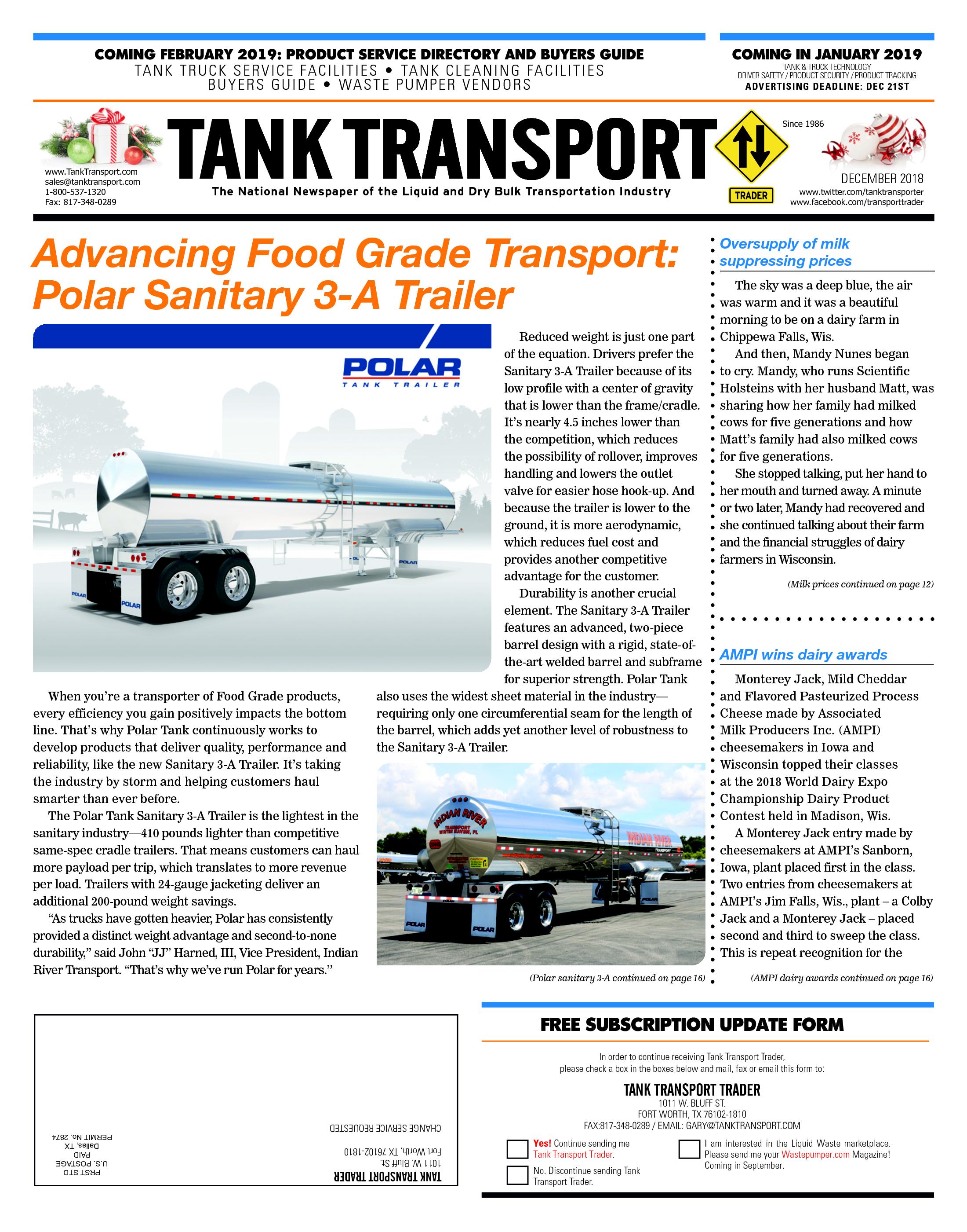 December 2018 Tank Transport Trader - gary - Page 1 - 28 | Flip PDF ...