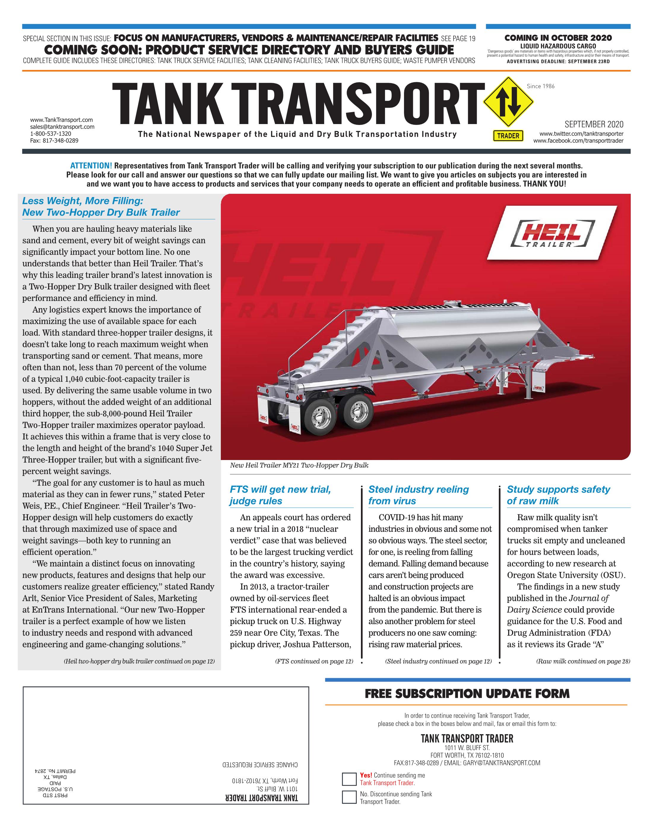 Tank Transport Trader-September 2020 - gary - Page 1 | Flip PDF Online ...