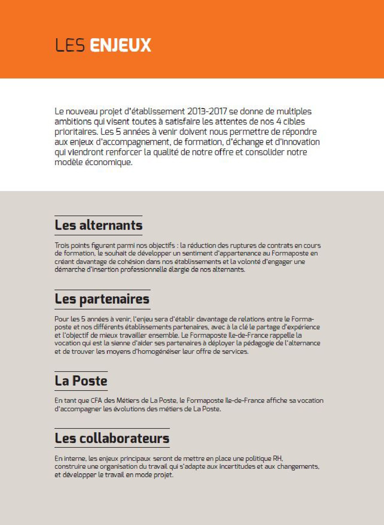 Projet-etablissement-Formaposte-2017 - a.agudelo - Page 7 | Flip PDF Online | PubHTML5