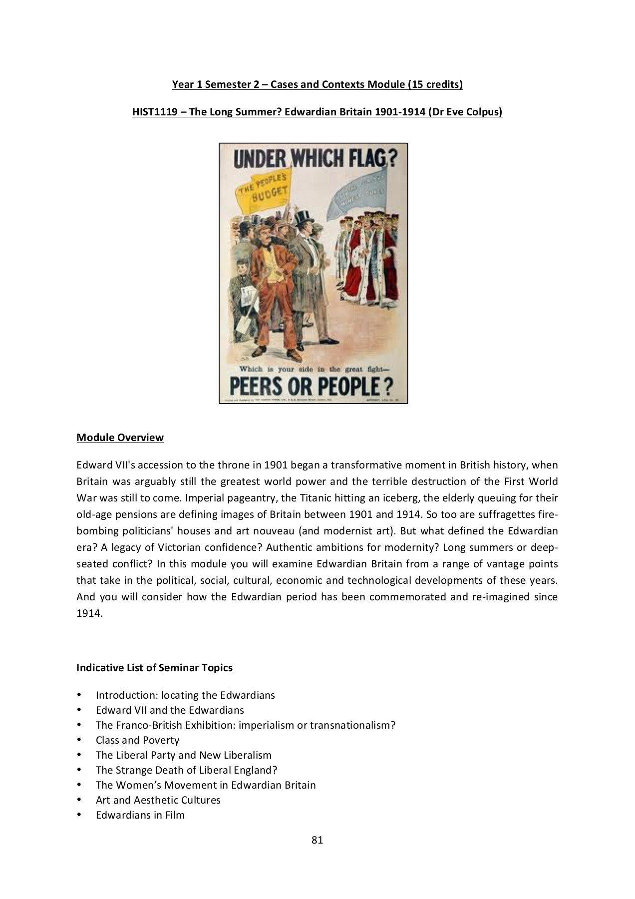 Year 1 History Module Choice Booklet 2017_18 - e.colpus - Page 83 ...