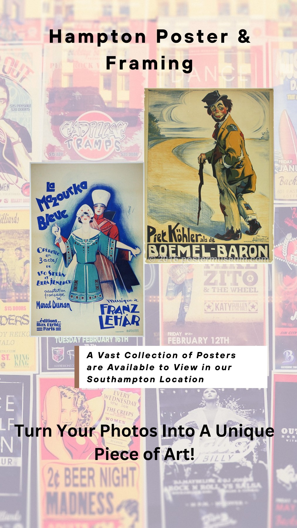 Benefits of Custom Framing: Protecting and Enhancing Your Artwork - Hampton Poster & Framing ...