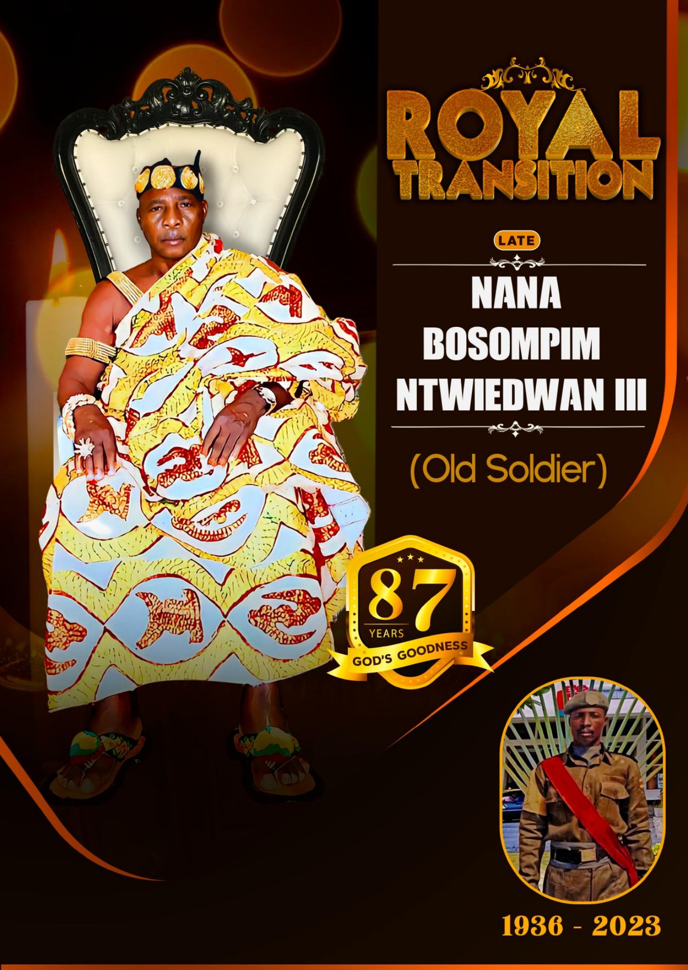 Burial Ceremony Brochure - Nana Bosompin III - Kofi-Tawiah Agyeman ...