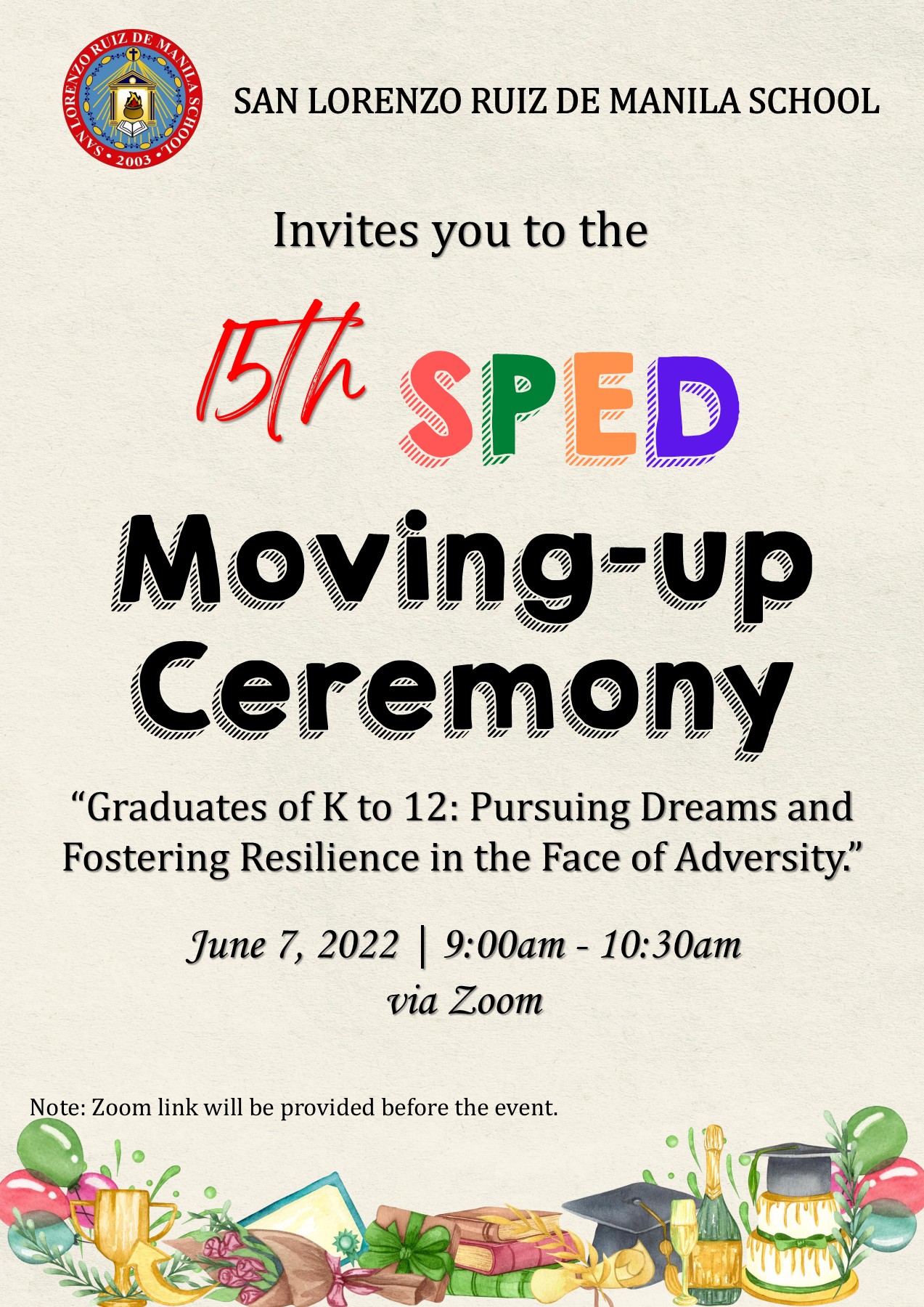 SY 2021-2022 Moving Up Invitation - Micah Pedrigal - Page 1 - 2 | Flip ...