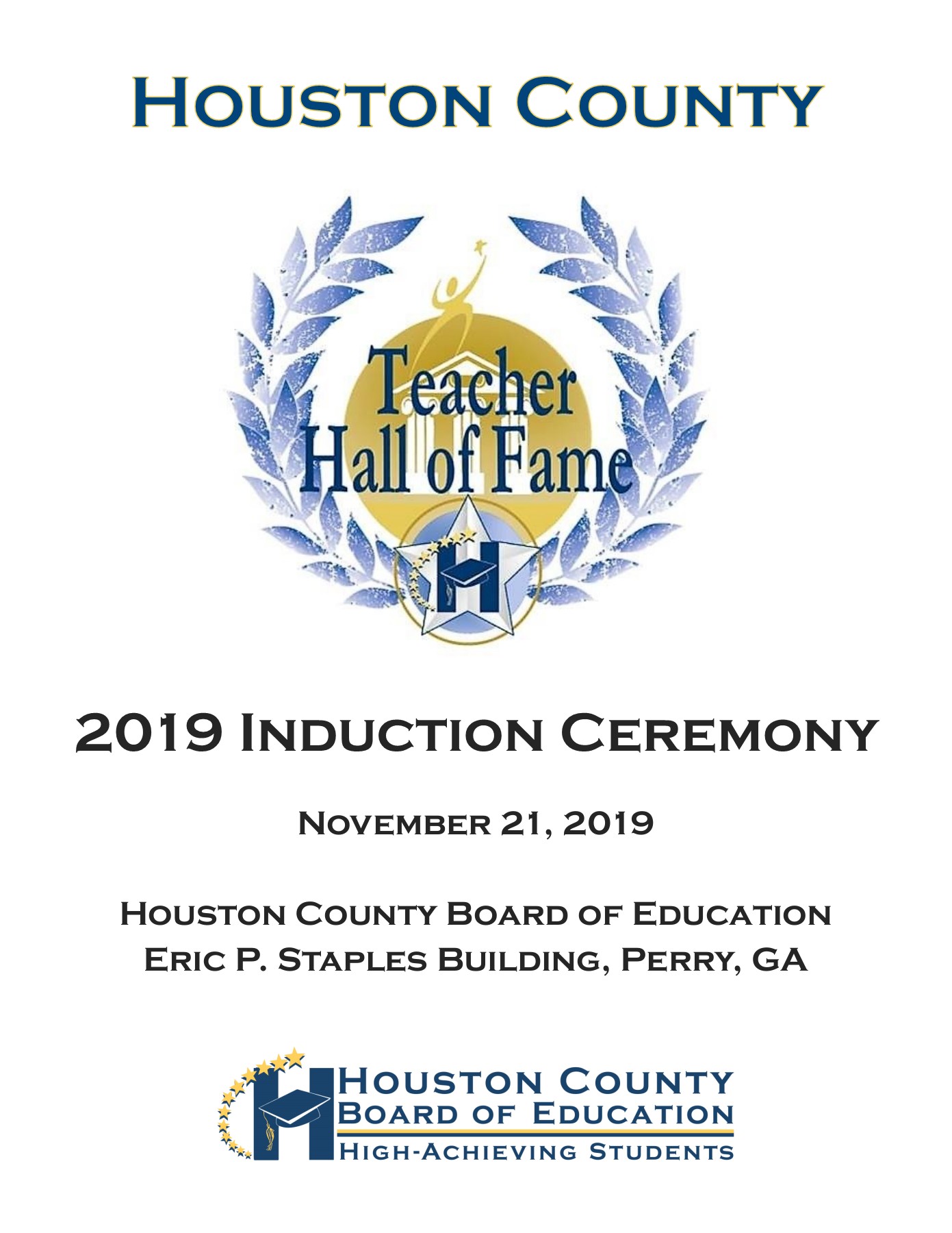 2019 THOF Ceremony Program - kimberly.wetzel - Page 1 - 12 | Flip PDF ...