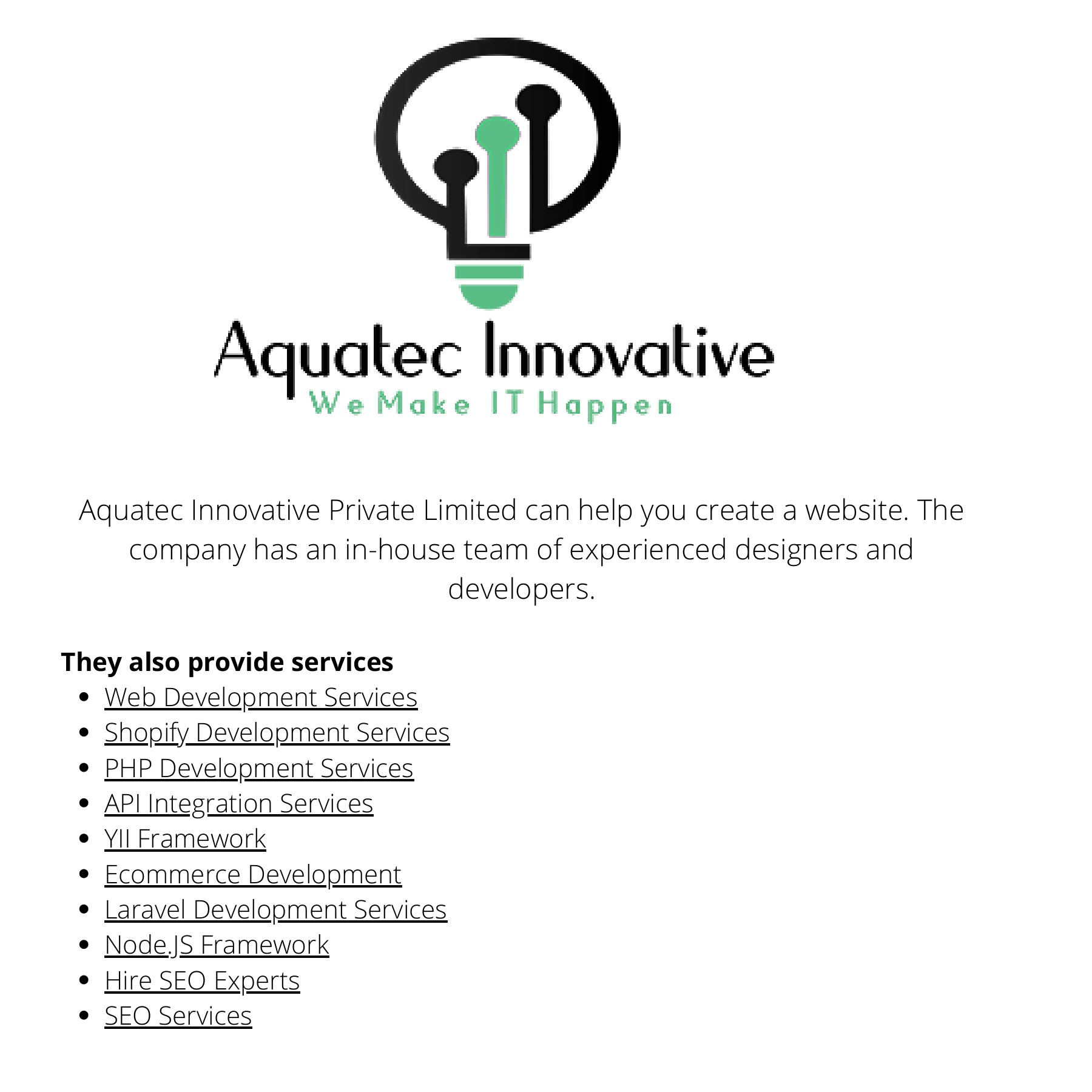 Aquatec Innovative Private Limited - aquatecinnovativee - Page 1 - 1 | Flip PDF Online | PubHTML5