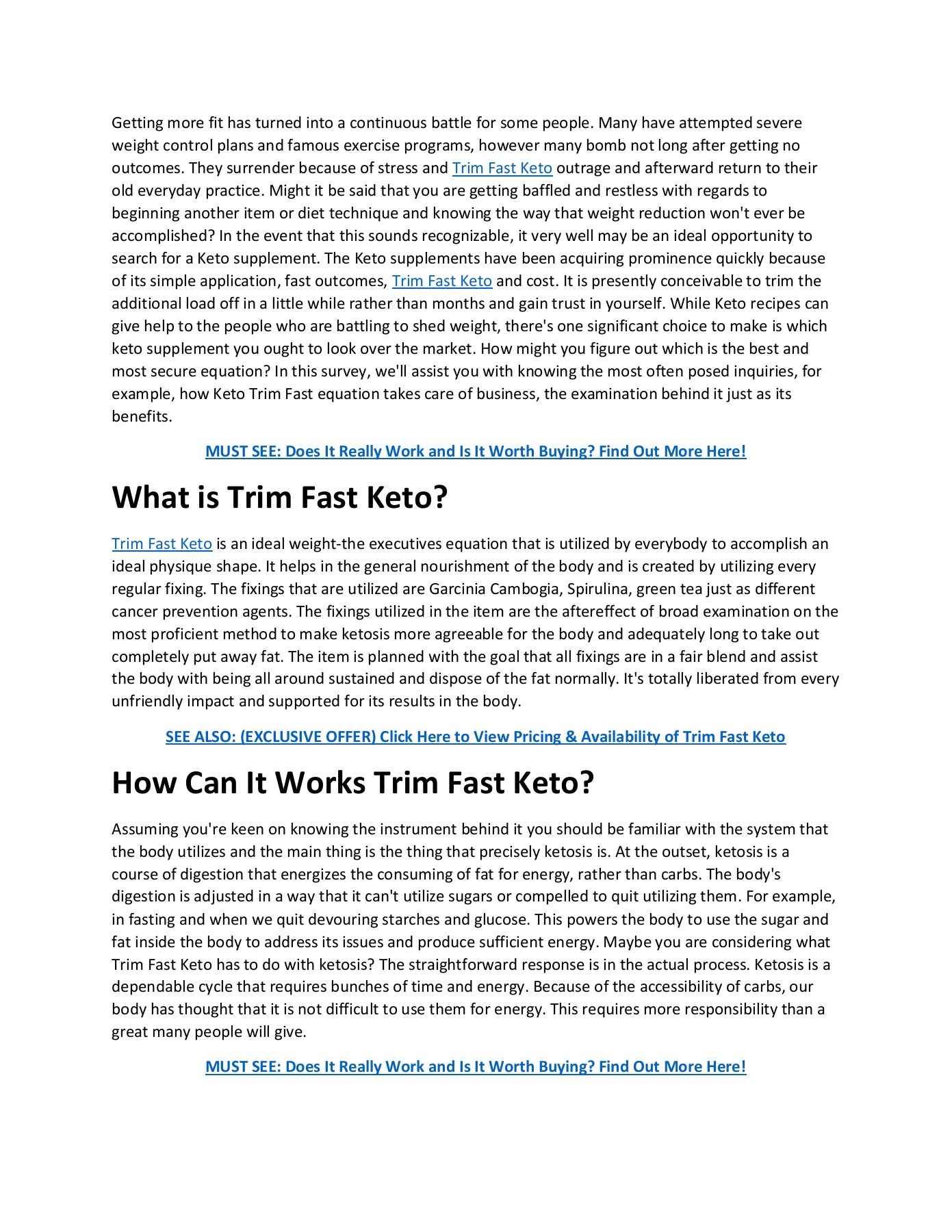 What are The Health Benefits of Using Trim Fast Keto? - fklsjkoxzsa ...
