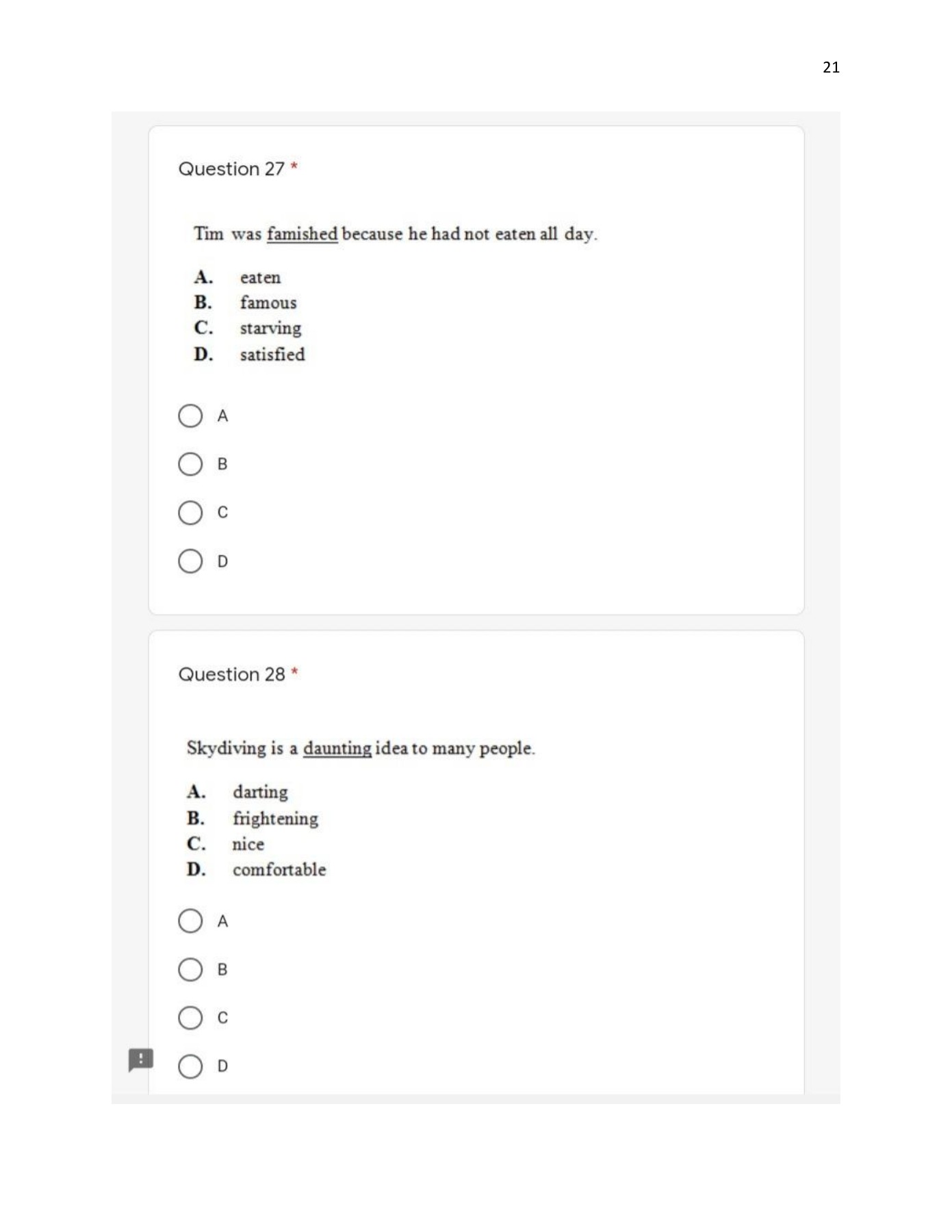 G5 Language Arts Diagnostic test 2021 - Wenbert Thomas - Page 21 | Flip ...