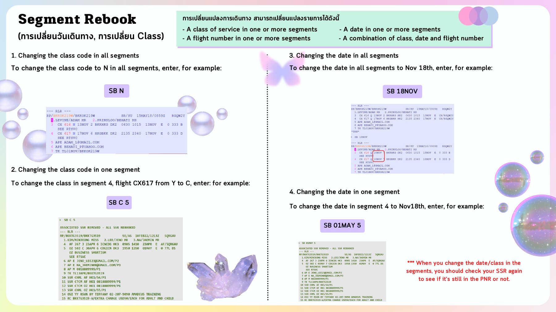 Amadeus Basic Reservation Handout Guide - Pimvadee SEESAN - Page 21 | Flip PDF Online | PubHTML5