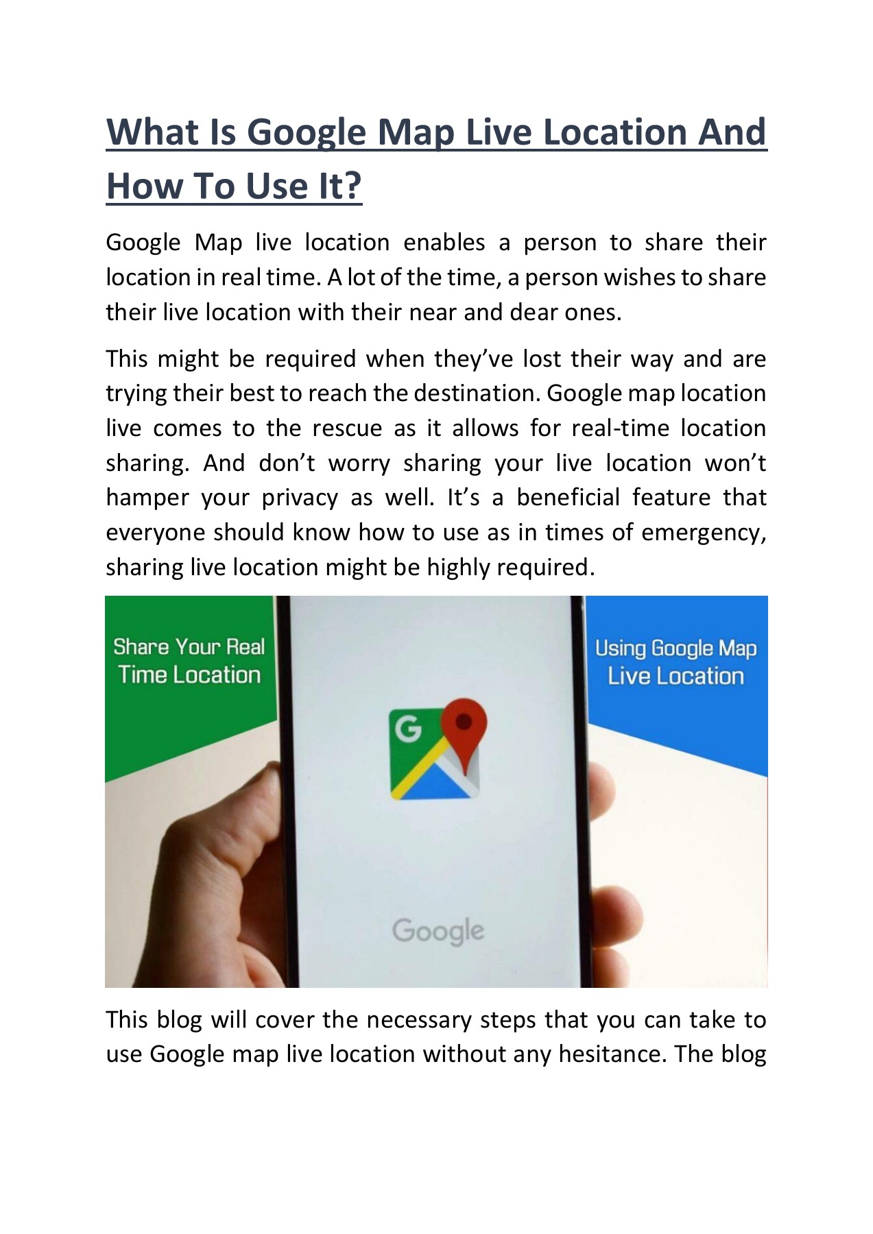 Updated What Is Google Map Live Location And How To Use It - raj ...