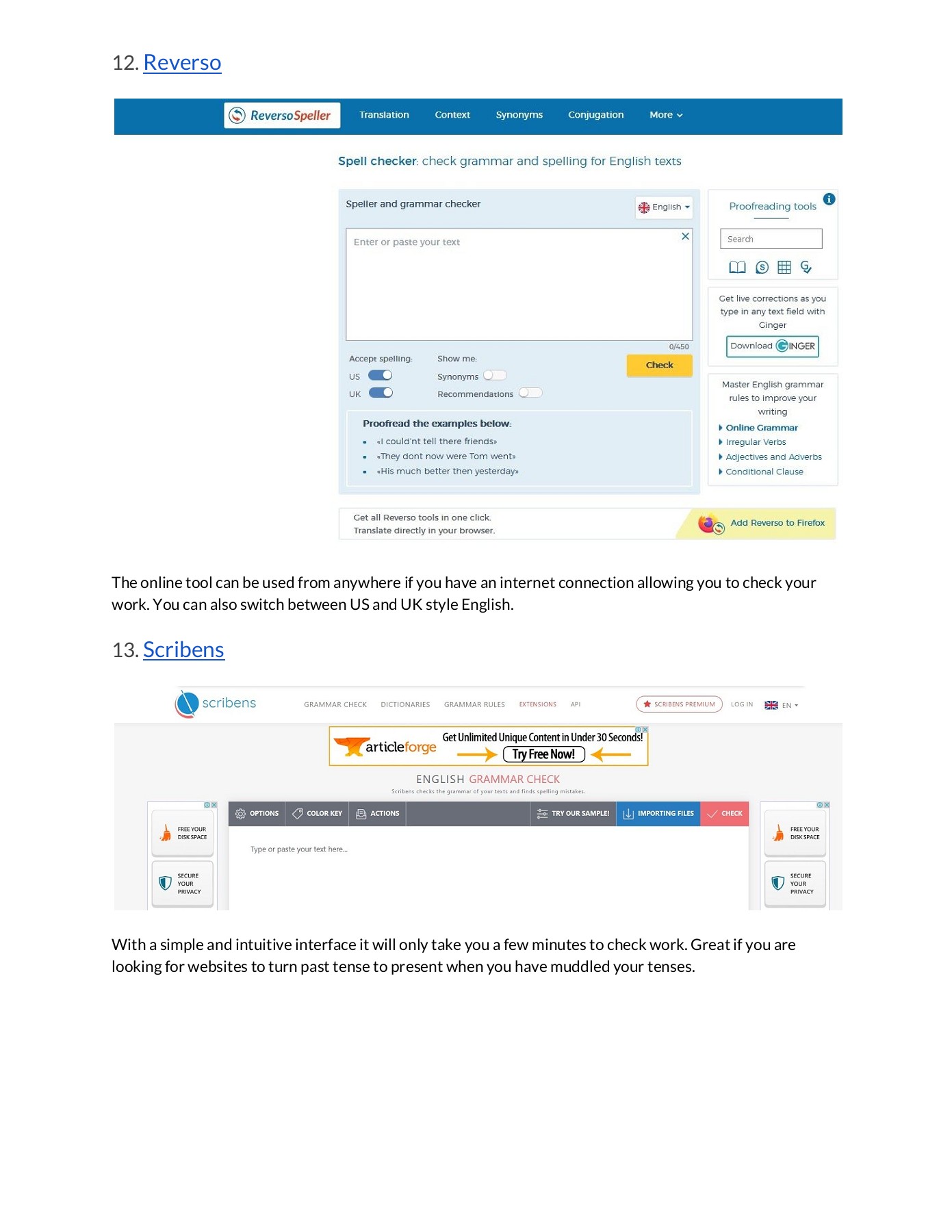 Choosing the Best Verb Tense Checker List of Top 15 Best Online Tools ...