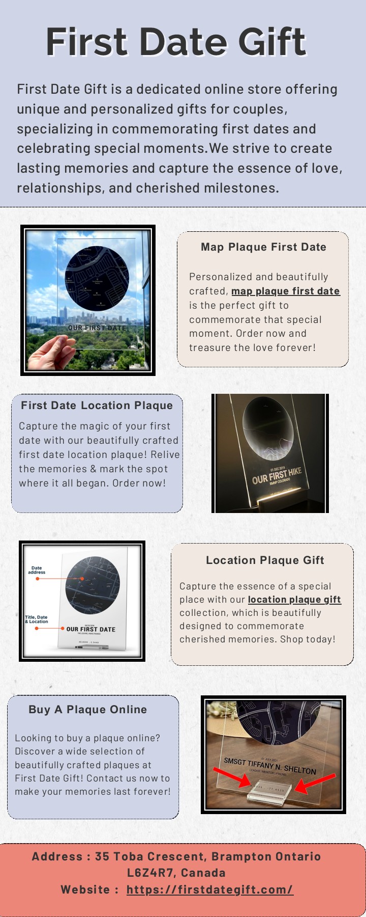 Map Plaque First Date - firstdategiftcom - Page 1 - 1 | Flip PDF Online ...