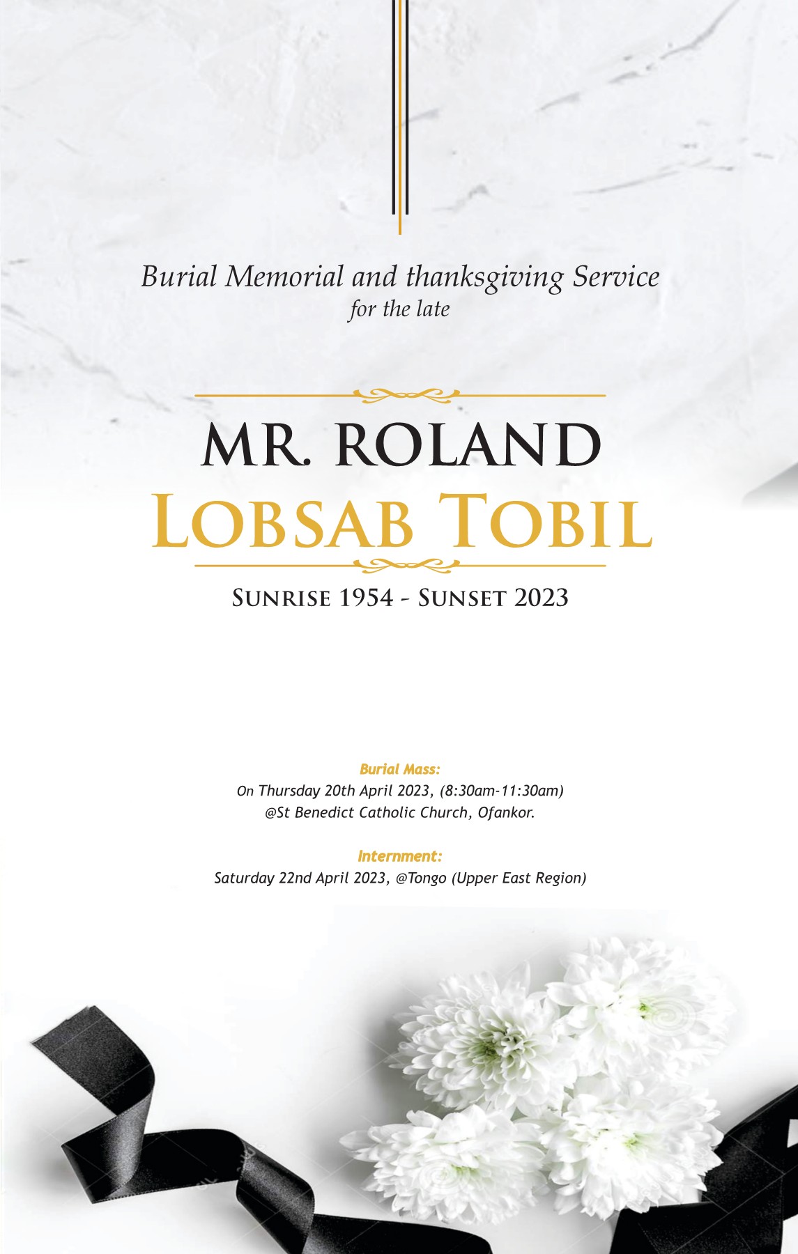ROLAND LOBSAD TOBIL BROCHURE - Joseph Sackey - Page 1 - 20 | Flip PDF ...