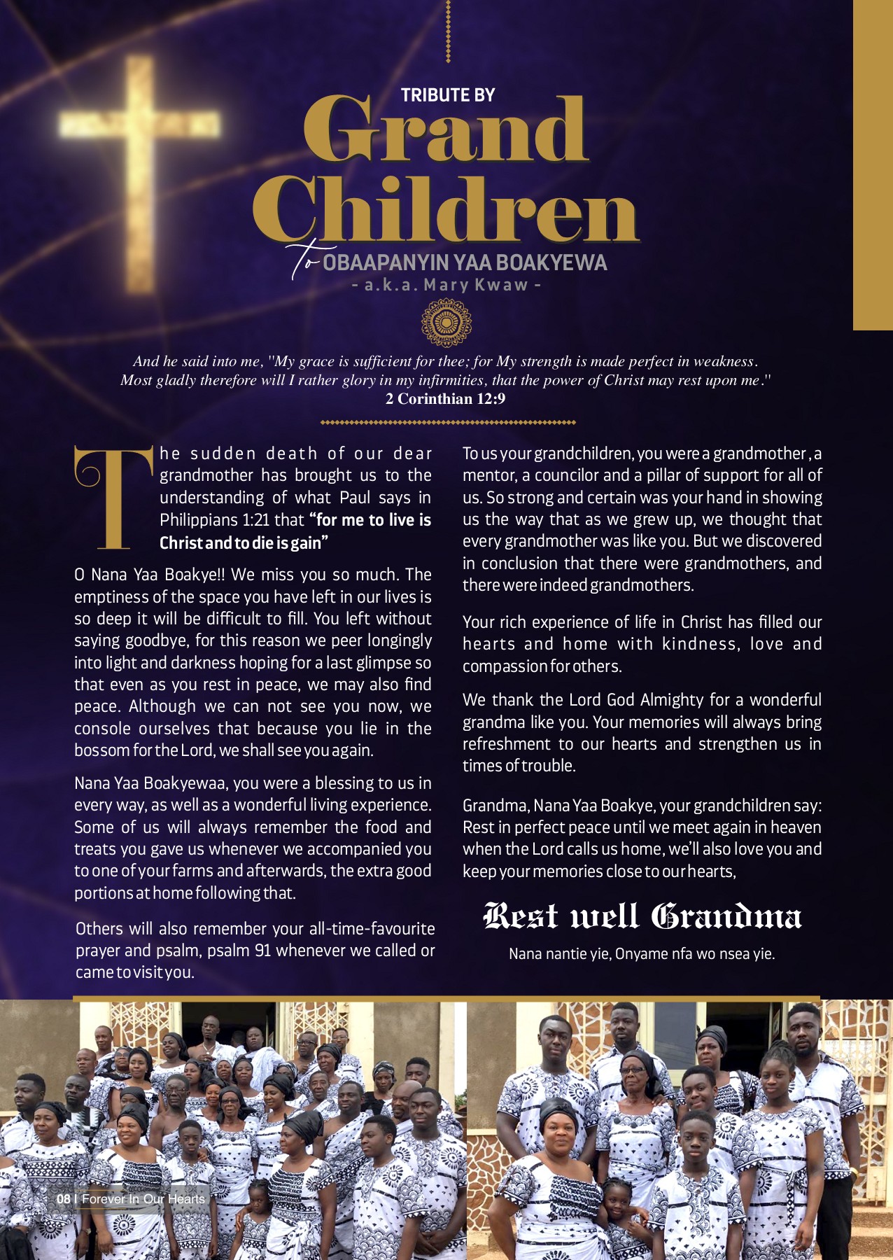 Mary Kwaw funeral brochure2 - Joseph Sackey - Page 9 | Flip PDF Online ...