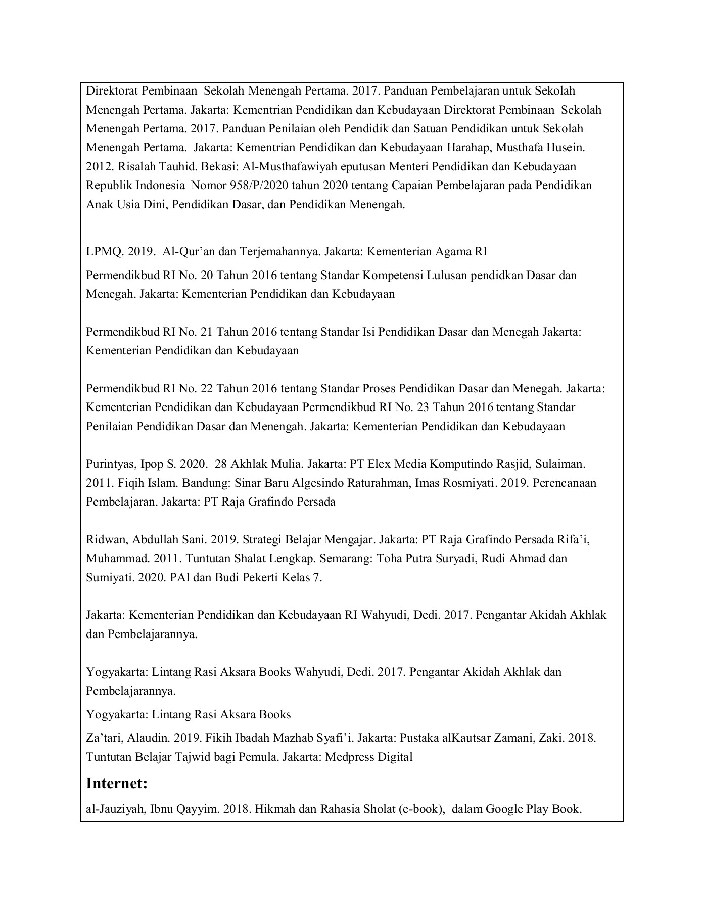 MODUL PAI 7 BAB 1 - Muhammad Awalul Husna - Page 19 | Flip PDF Online | PubHTML5