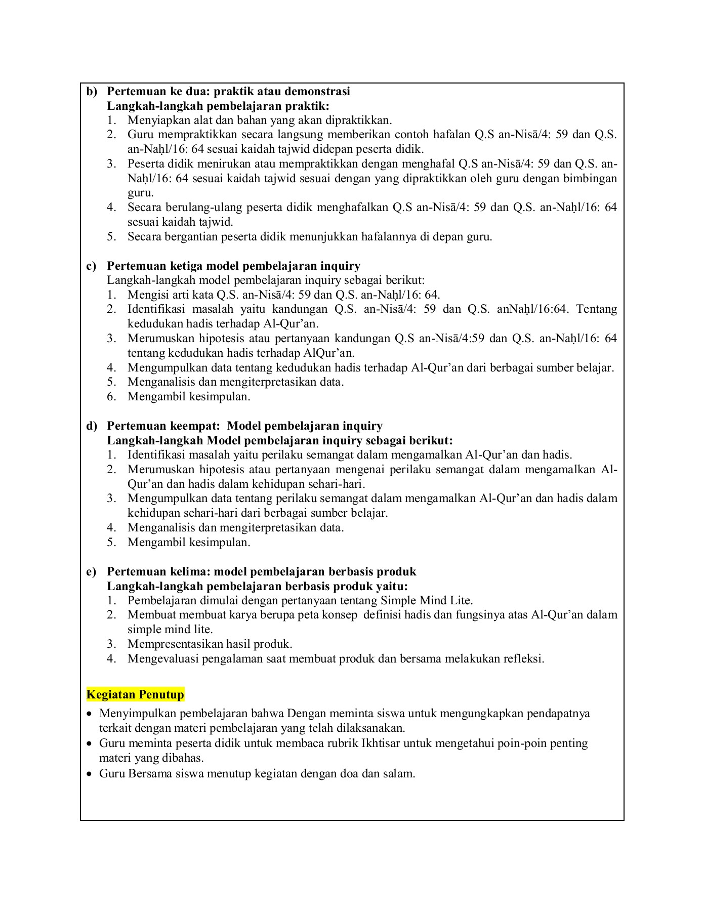 MODUL PAI 7 BAB 1 - Muhammad Awalul Husna - Page 4 | Flip PDF Online | PubHTML5