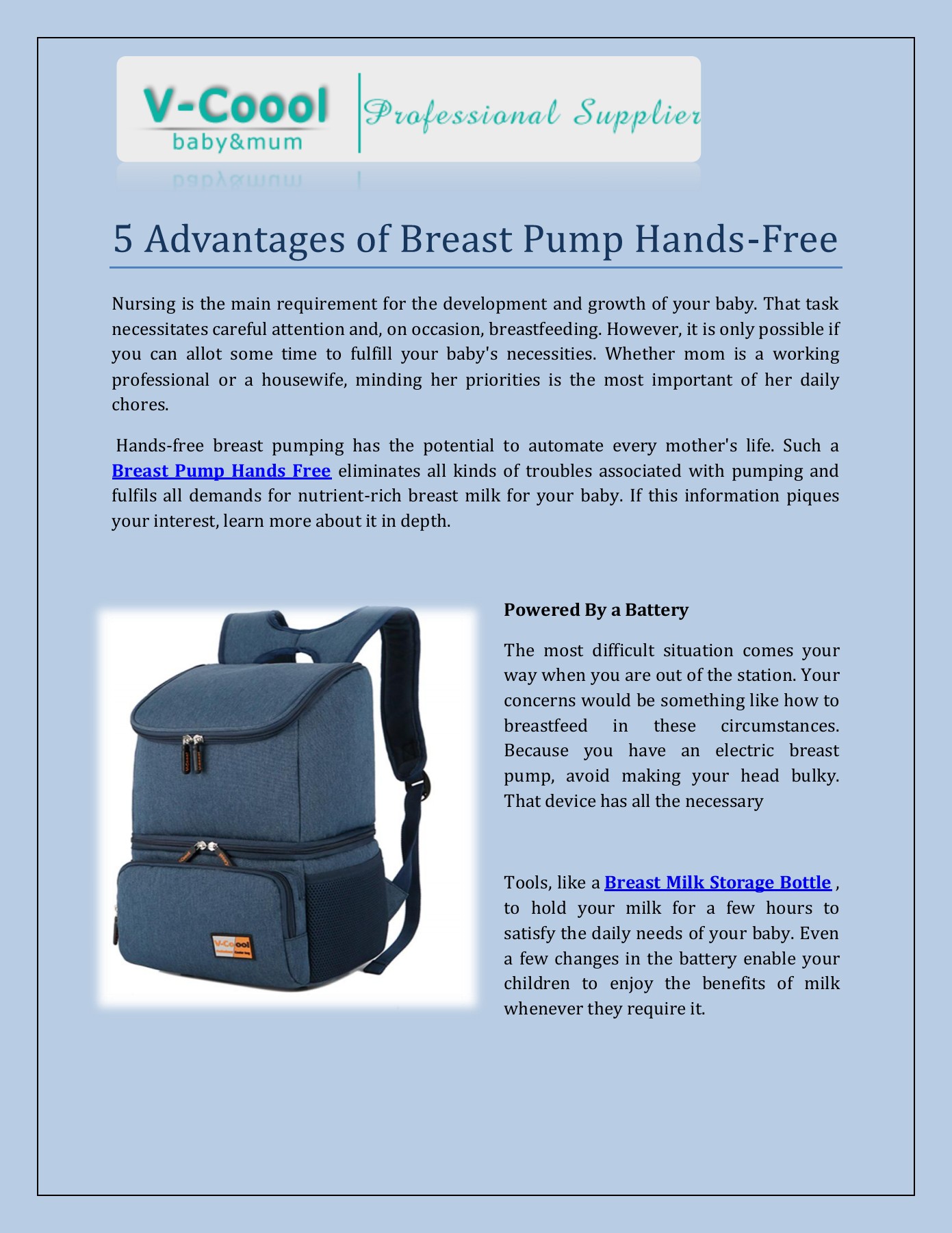 5 Advantages of Breast Pump Hands - Shanghai Niai Co.,Ltd. - Page 1 - 2 ...
