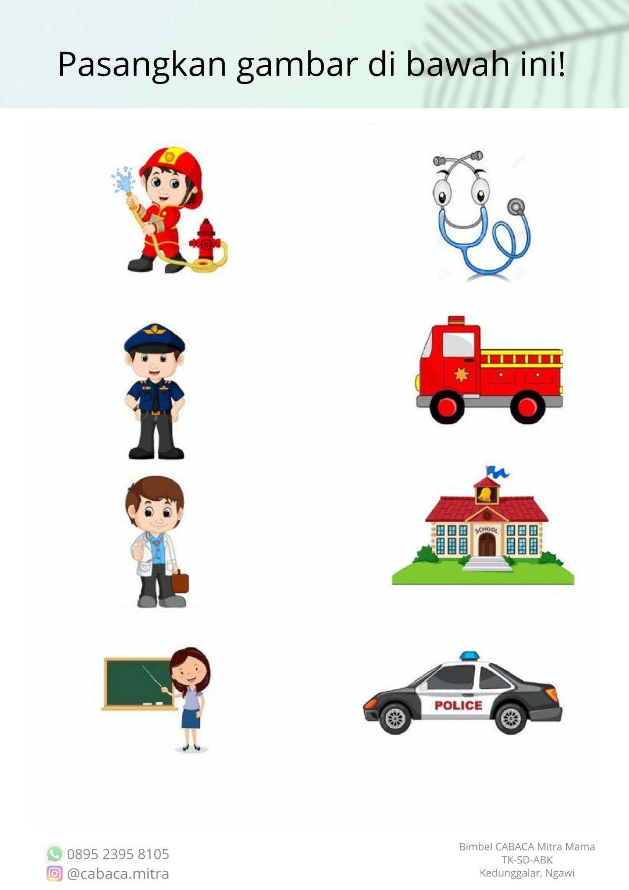 Matching worksheet - liamarliana459 - Halaman 33 | PDF Online | PubHTML5