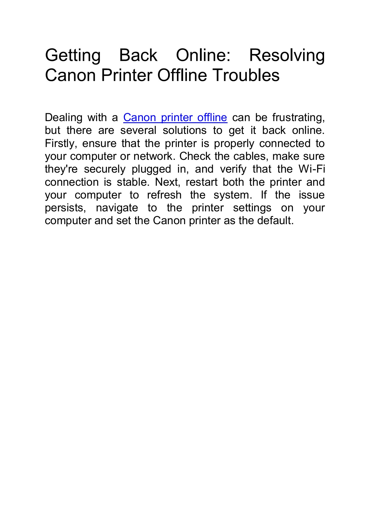 Getting Back Online - angken07274 - Page 1 - 1 | Flip PDF Online | PubHTML5