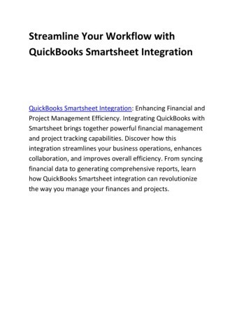 Streamline Your Workflow with QuickBooks Smartsheet Integration