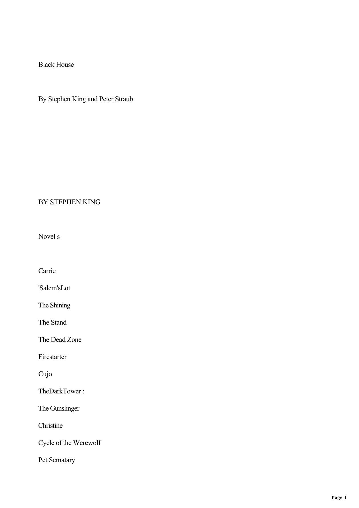 [Stephen King (Stephen.King) collection of short stories - core.man ...