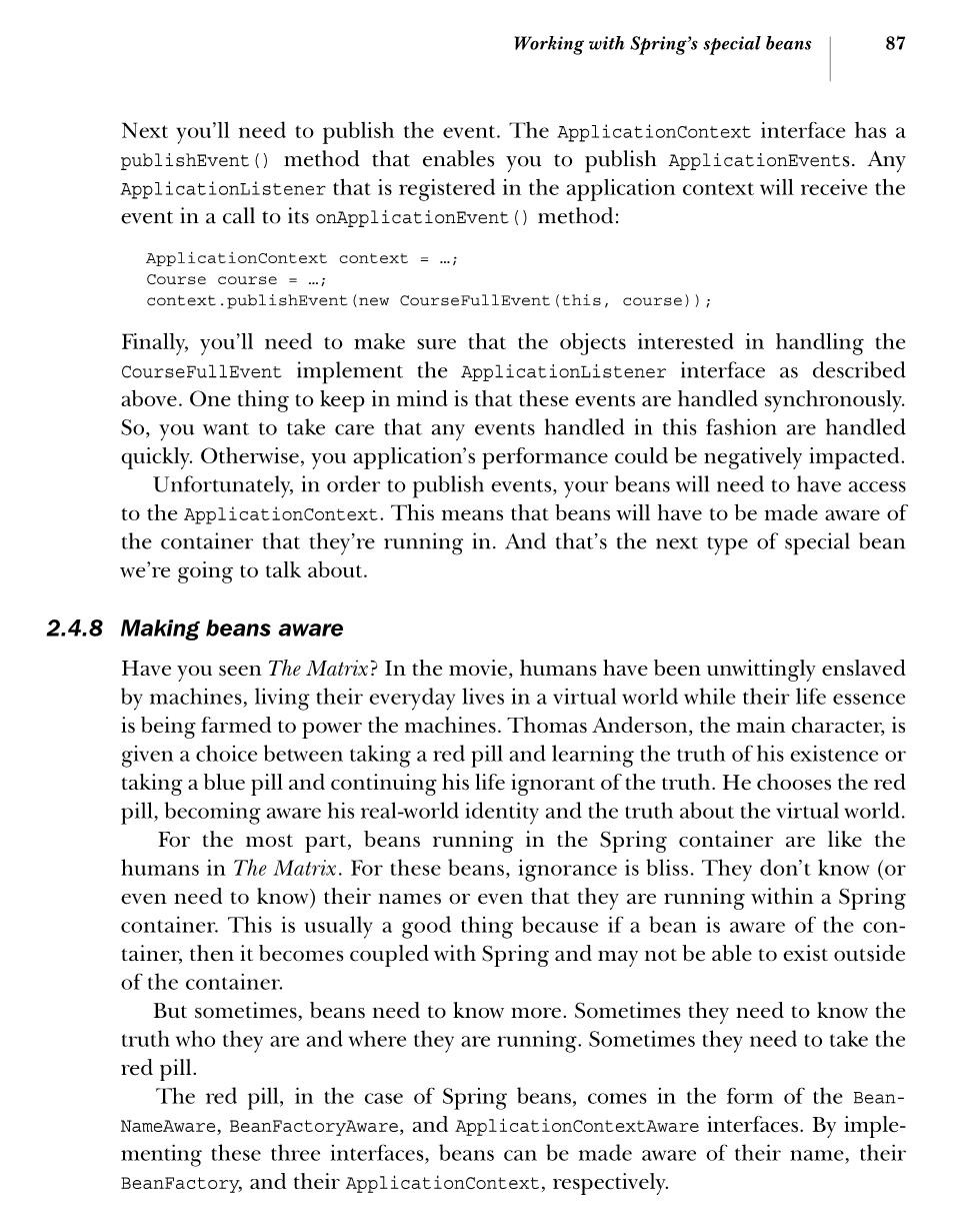 Spring in Action. - core.man - Page 114 | Flip PDF Online | PubHTML5