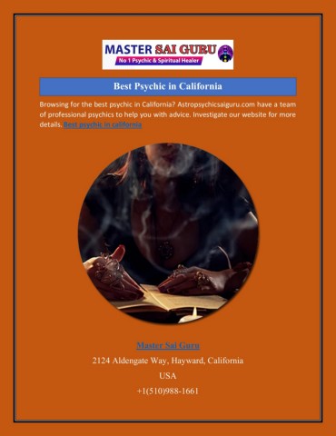 Best Psychic in California Astropsychicsaiguru