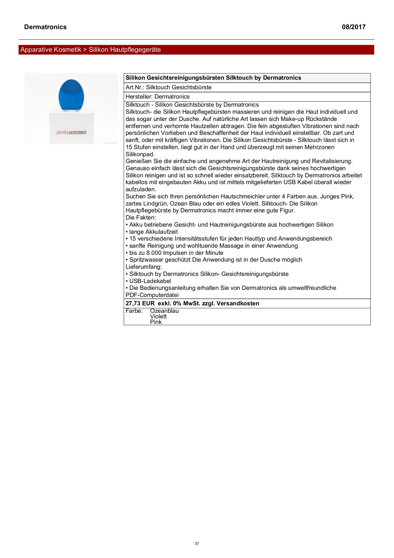 Dermatronics Katalog - vertrieb - Seite 37 | Daumenkino PDF Online ...