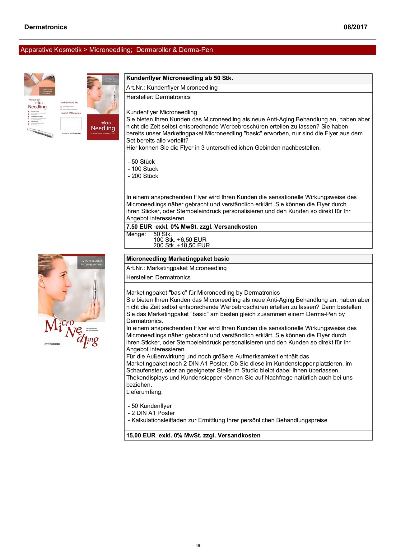 Dermatronics Katalog - vertrieb - Seite 49 | Daumenkino PDF Online ...