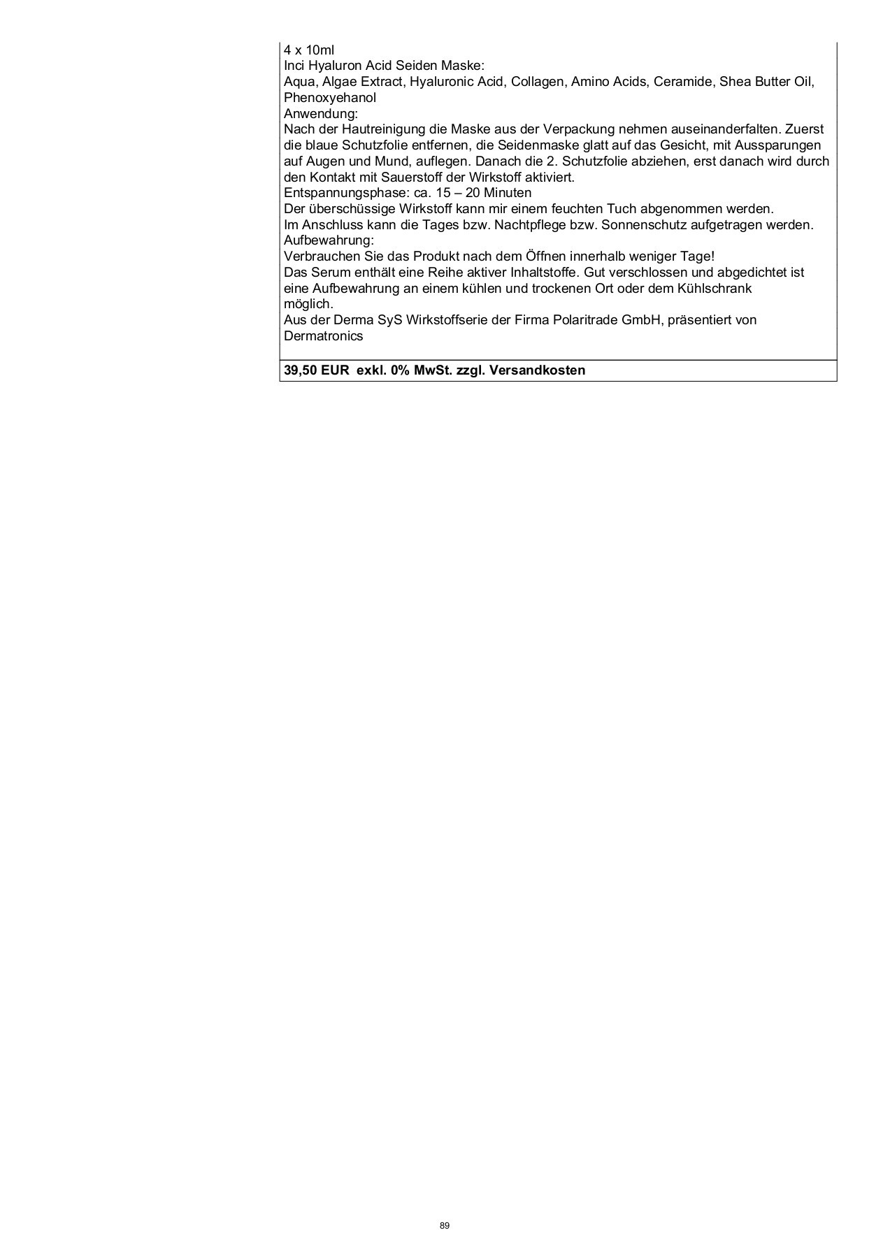 Dermatronics Katalog - vertrieb - Seite 89 | Daumenkino PDF Online ...