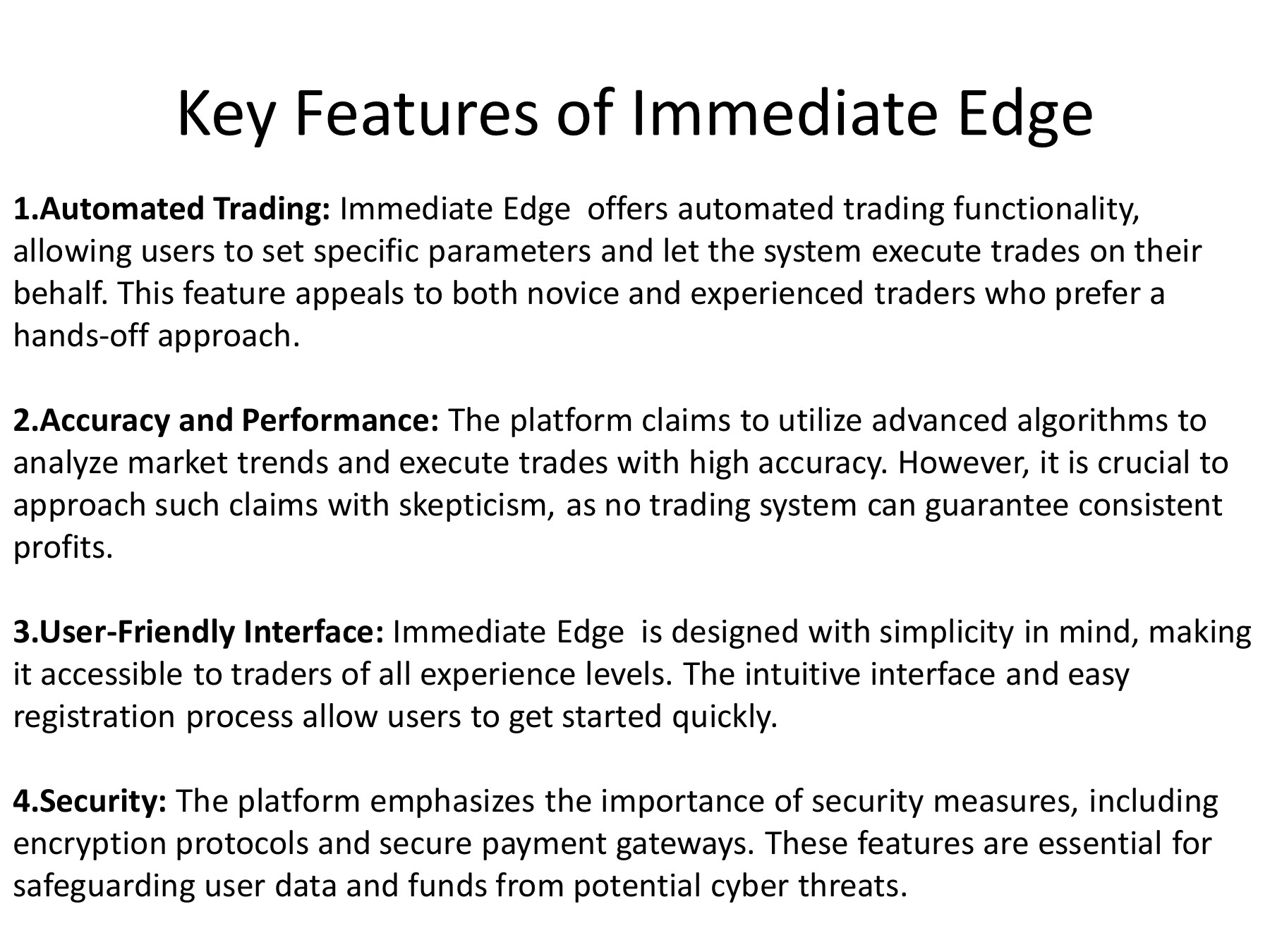 Key Features of Immediate Edge - Immediate Edge - Page 1 - 5 | Flip PDF ...
